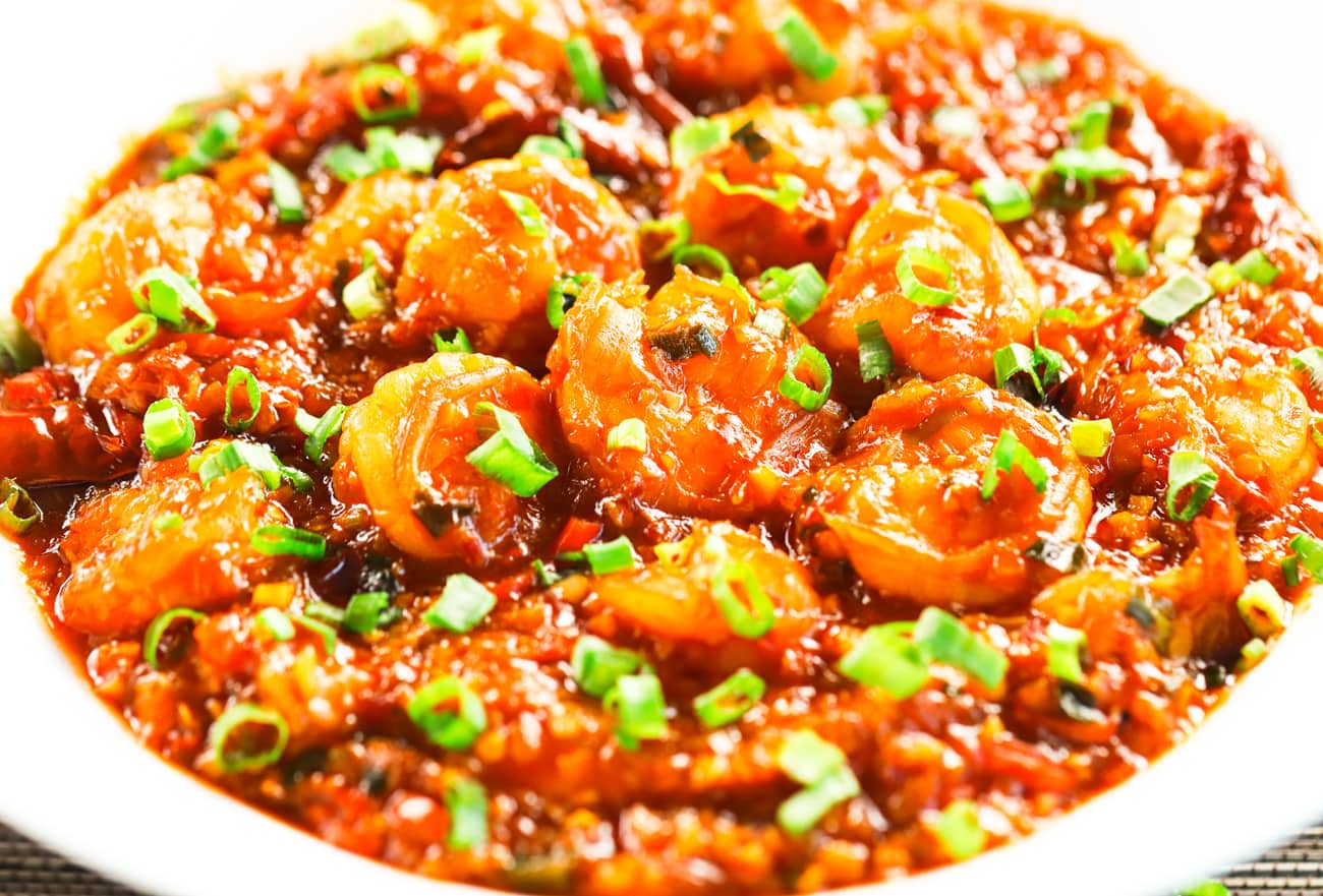 Chili Garlic Shrimp - That Spicy Chick