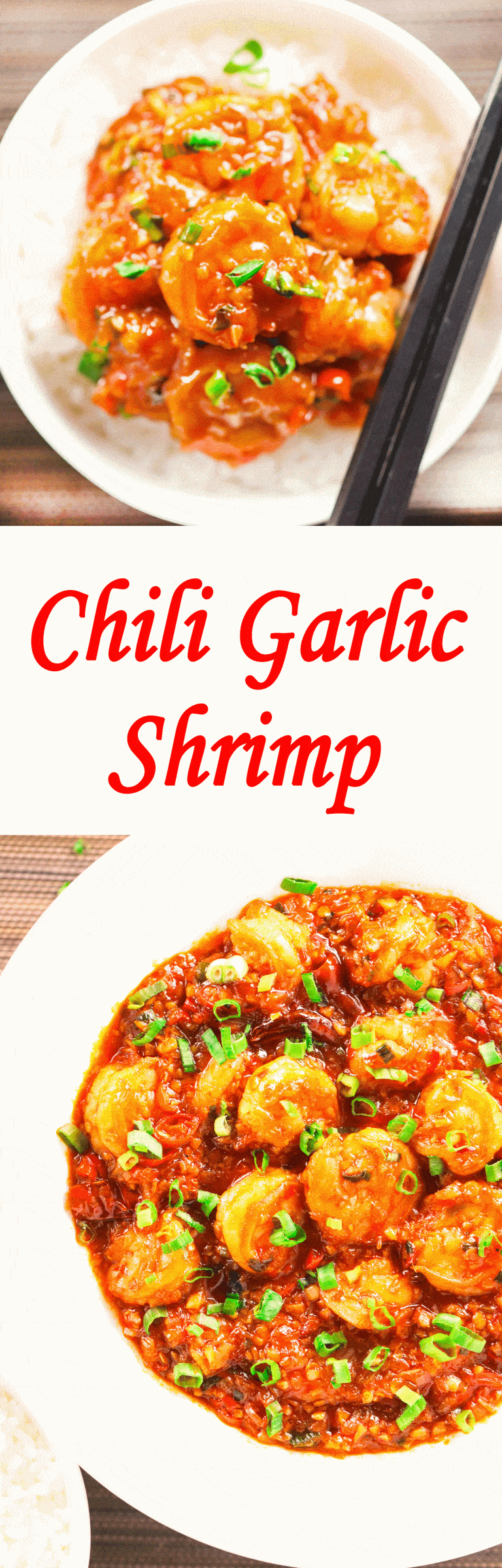 Chili Garlic Shrimp - That Spicy Chick