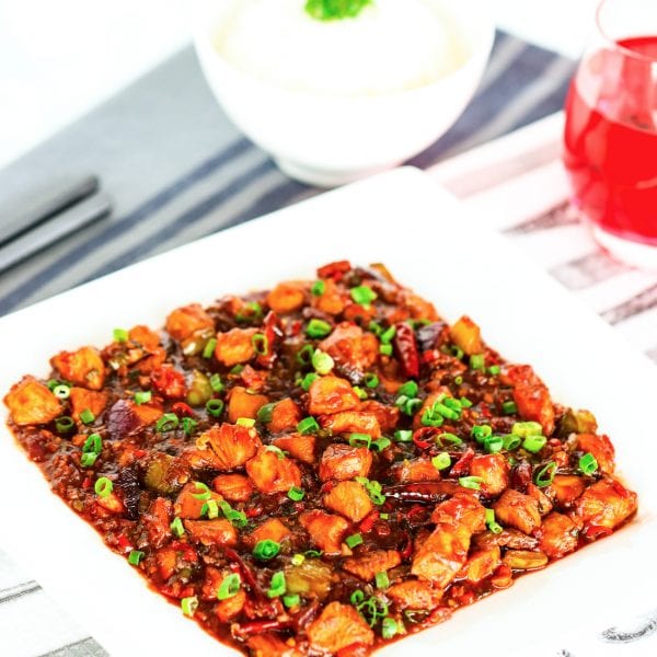 Lightened-Up Indo-Chinese Chili Chicken - That Spicy Chick