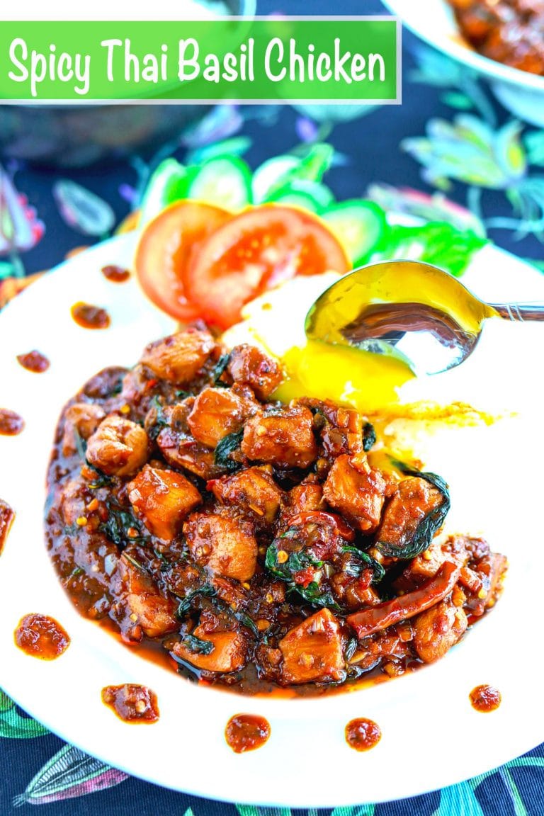 The BEST Spicy Thai Basil Chicken! - That Spicy Chick