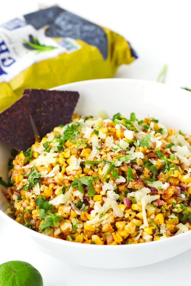 Loaded Street Corn Salad + Cookbook Review - That Spicy Chick