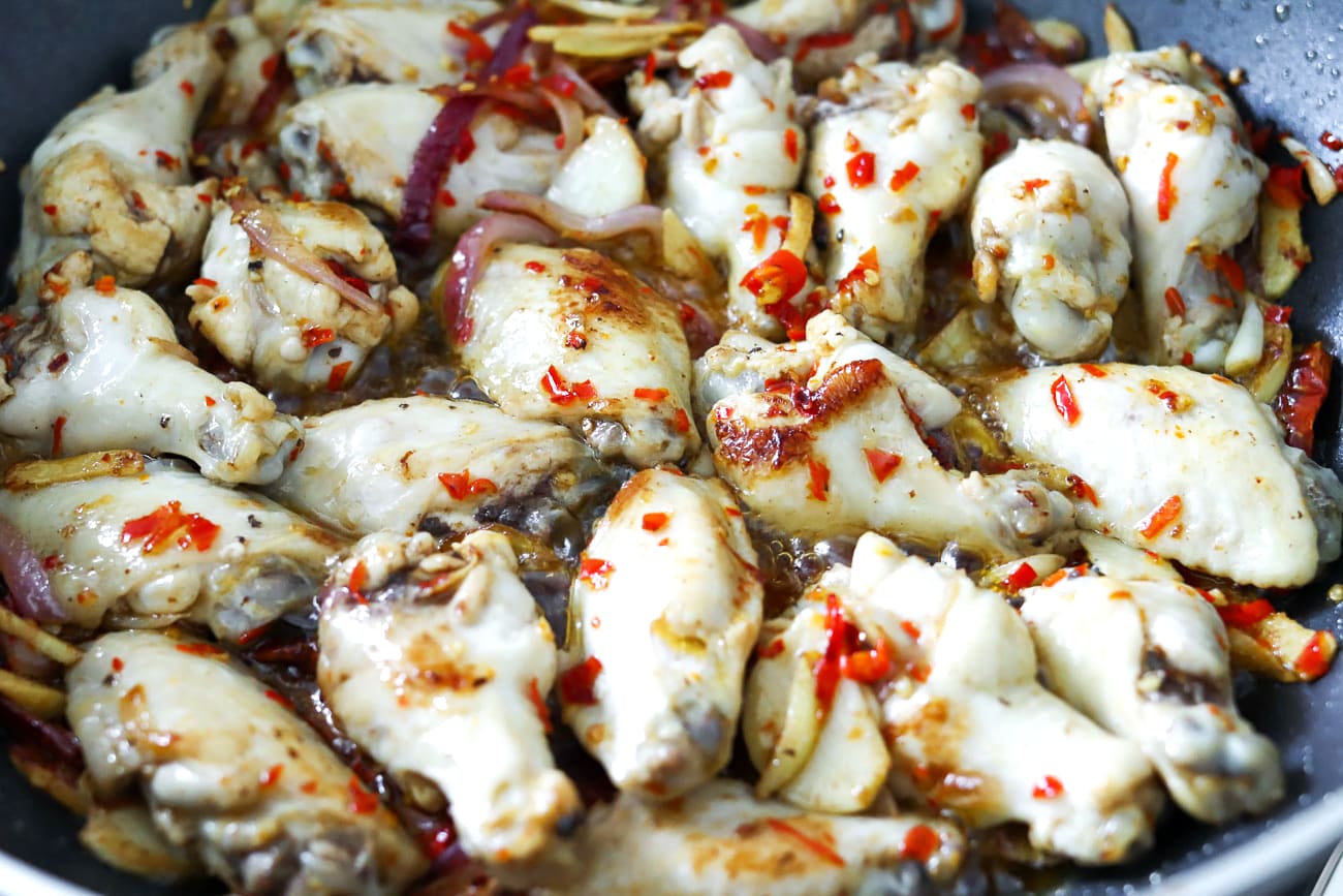 Three Cup Chicken (San Bei Ji) - Taiwanese Recipe - That Spicy Chick