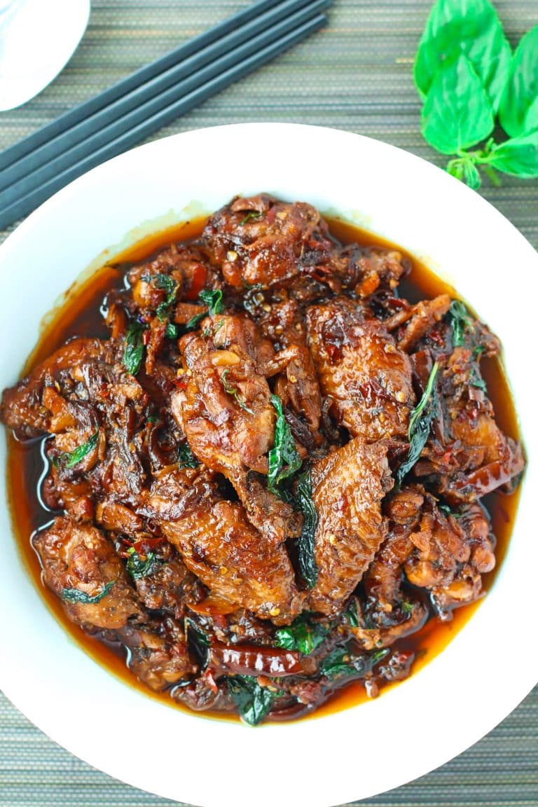 Three Cup Chicken (San Bei Ji) - Taiwanese Recipe - That Spicy Chick