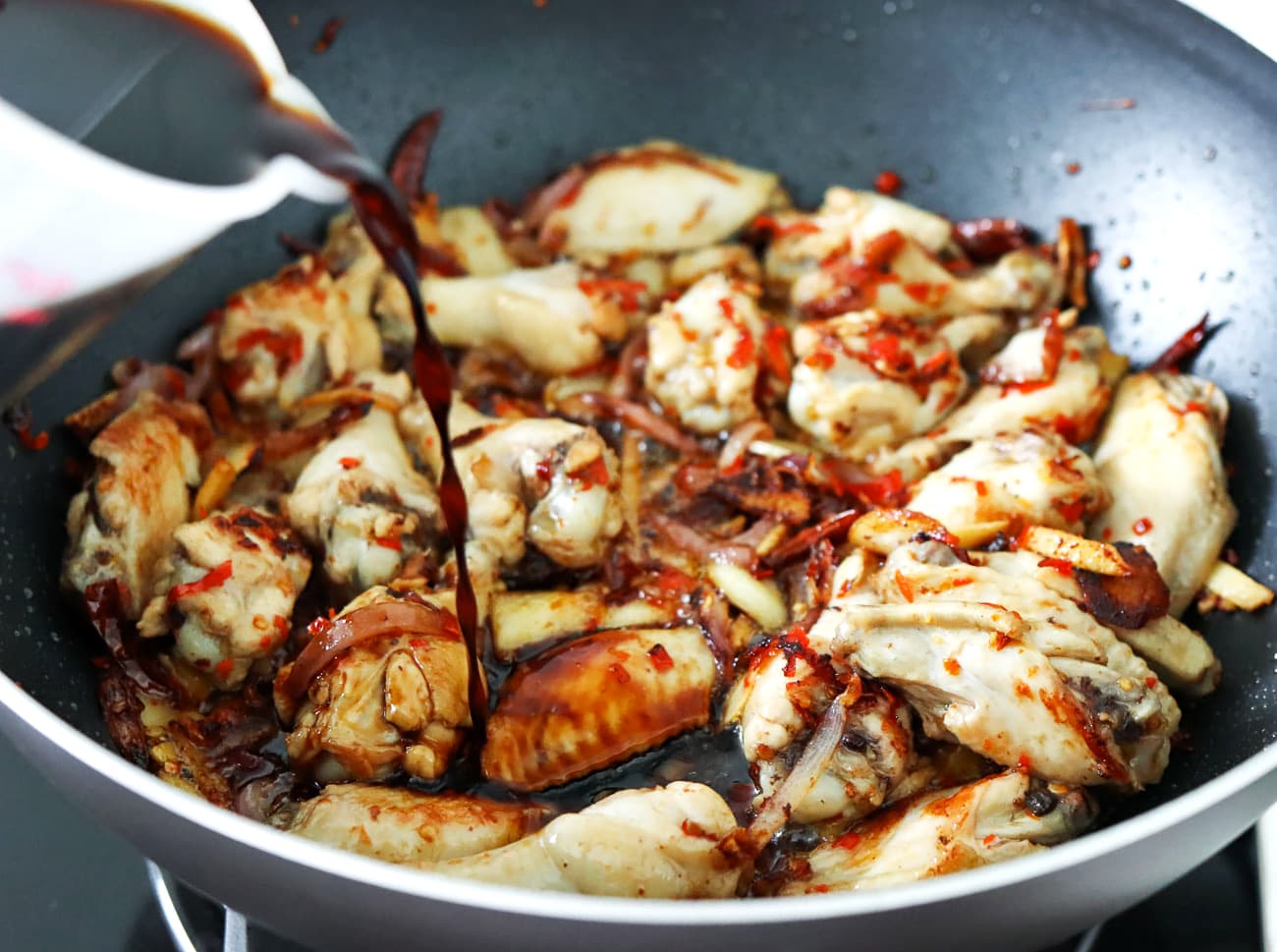 Three Cup Chicken (San Bei Ji) - Taiwanese Recipe - That Spicy Chick