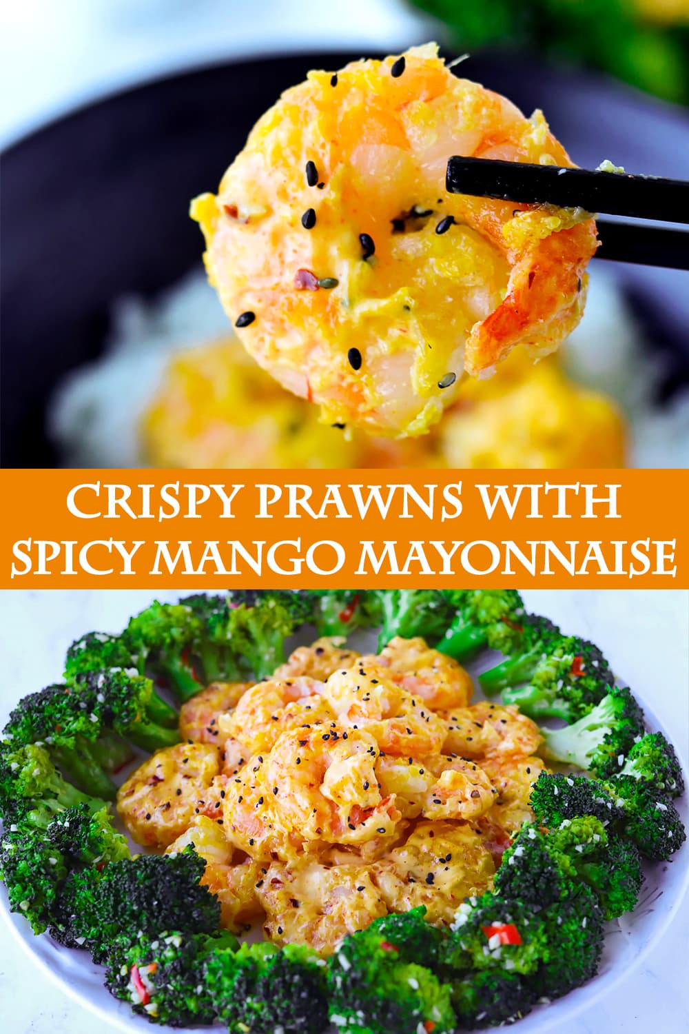 Crispy Prawns with Spicy Mango Mayonnaise | That Spicy Chick