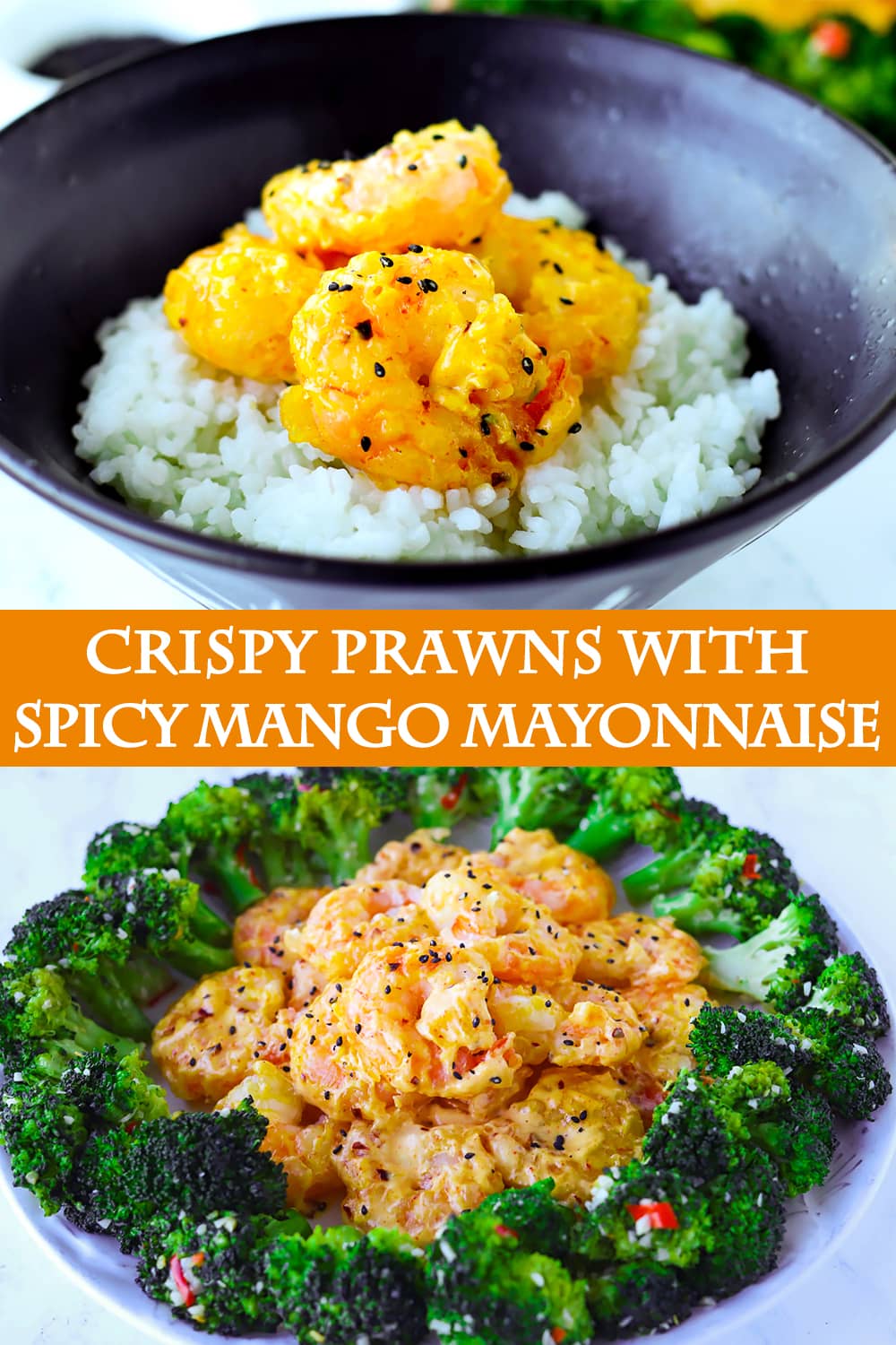 Crispy Prawns with Spicy Mango Mayonnaise - That Spicy Chick