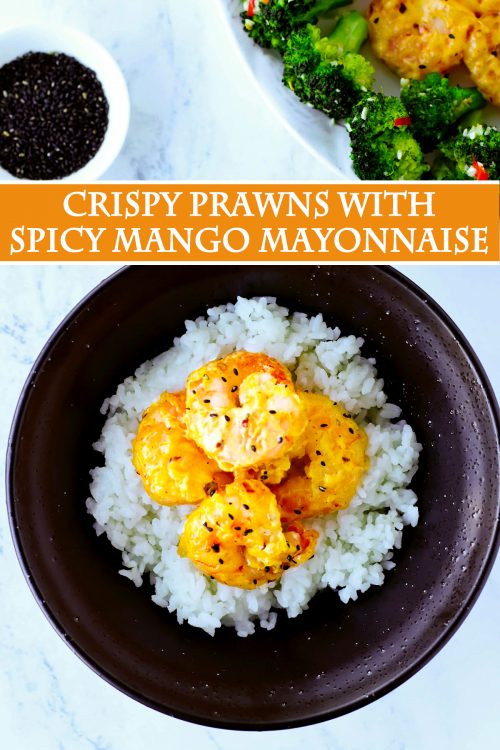 Crispy Prawns with Spicy Mango Mayonnaise - That Spicy Chick