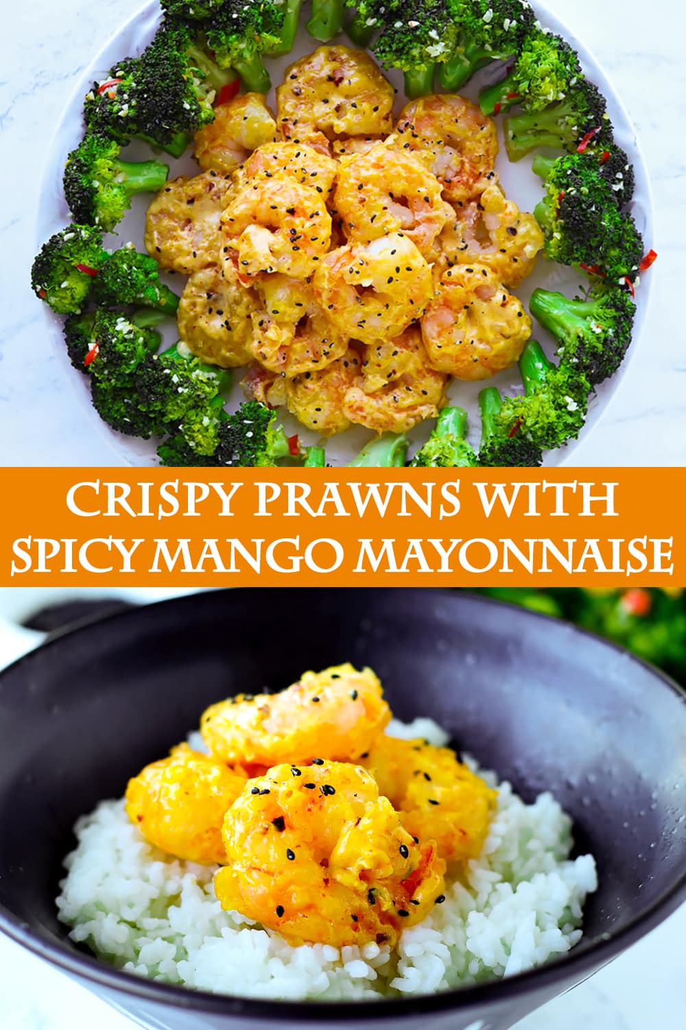 Crispy Prawns with Spicy Mango Mayonnaise - That Spicy Chick