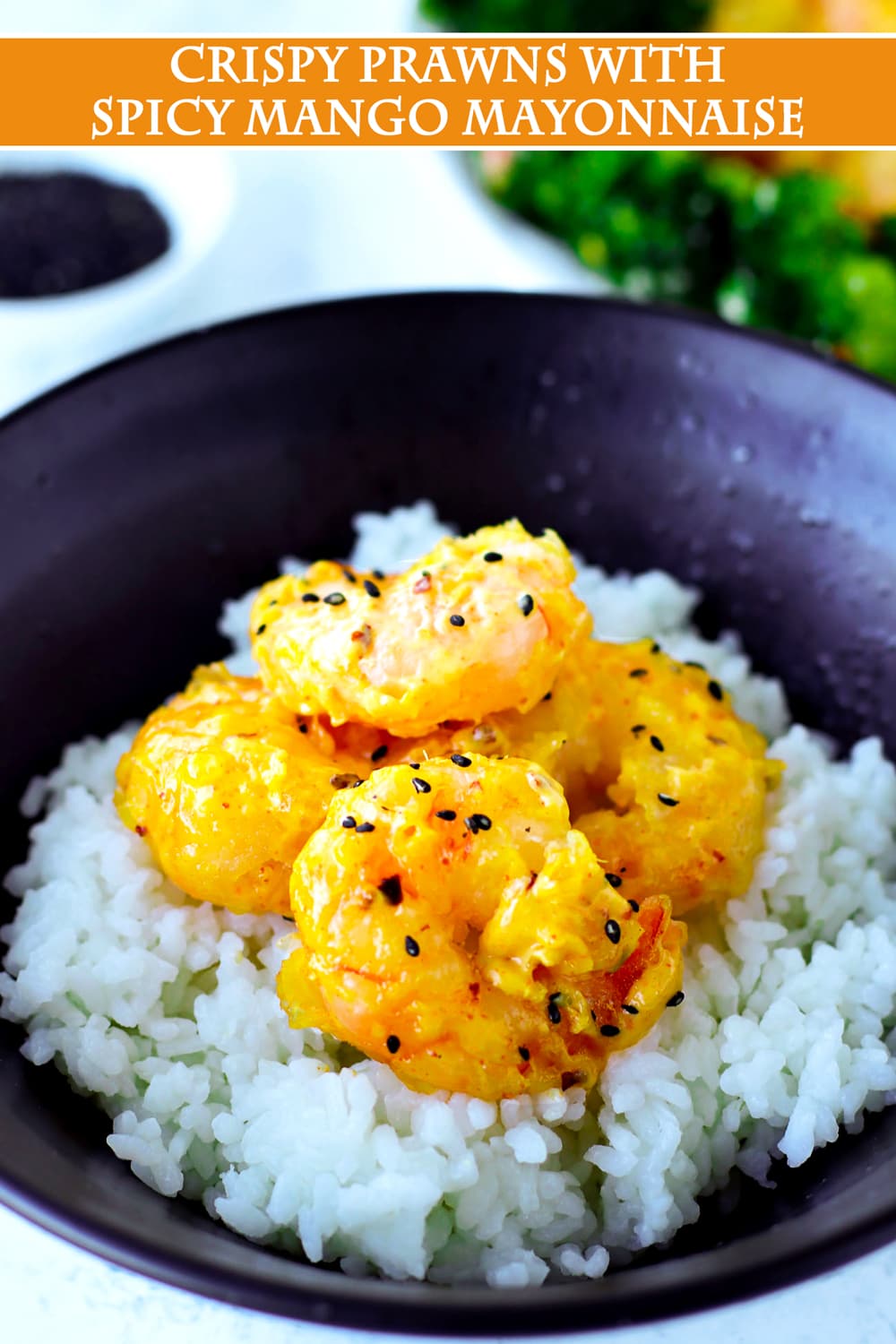 Crispy Prawns with Spicy Mango Mayonnaise - That Spicy Chick