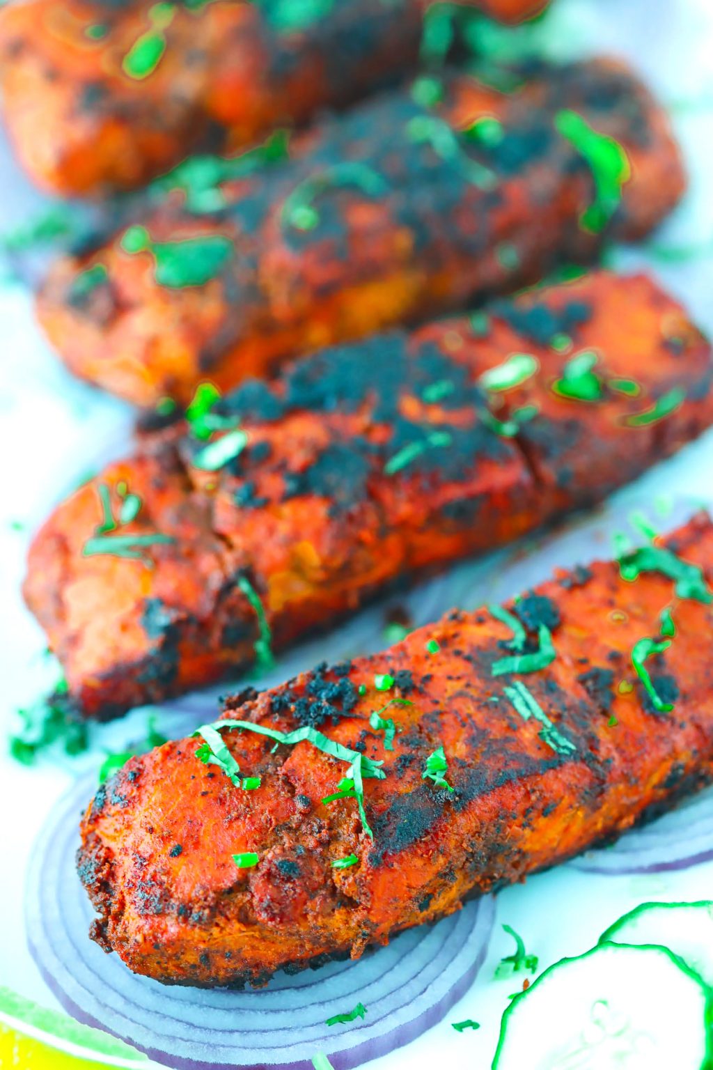 Spicy Indian Pan-fried Salmon (easy weeknight dinner!) - That Spicy Chick
