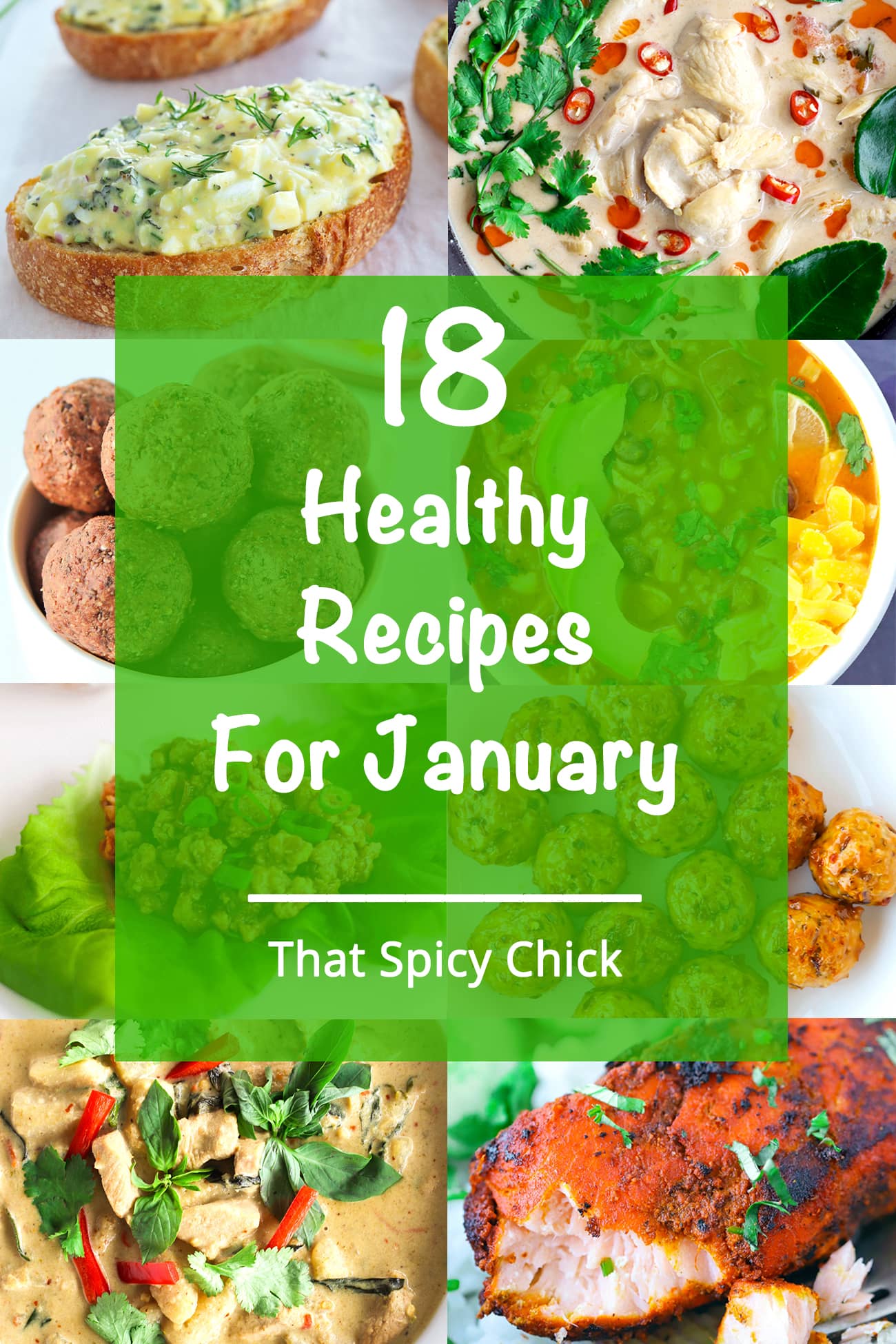 18 Healthy Recipes for January - That Spicy Chick