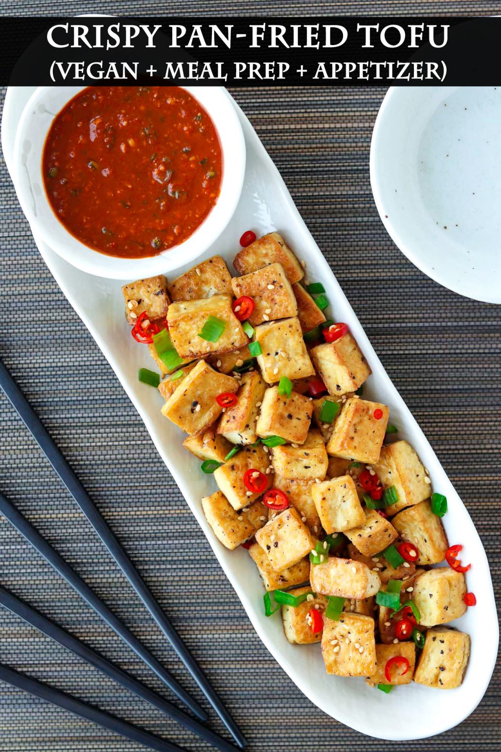 Crispy Pan-fried Tofu (Vegan, Gluten-free, & Meal Prep) - That Spicy Chick