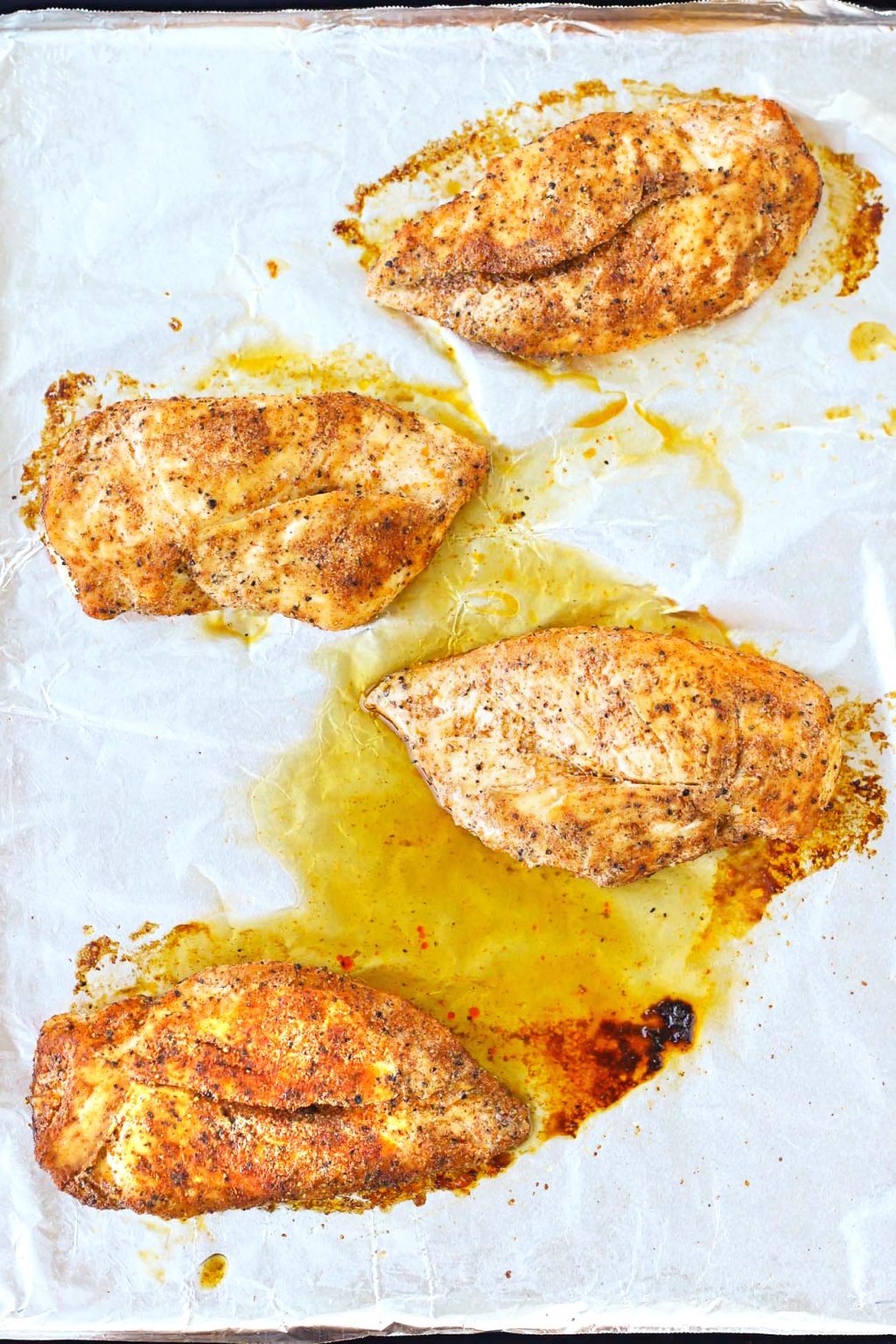 Juicy Baked Chicken Breasts (foolproof easy method!) - That Spicy Chick