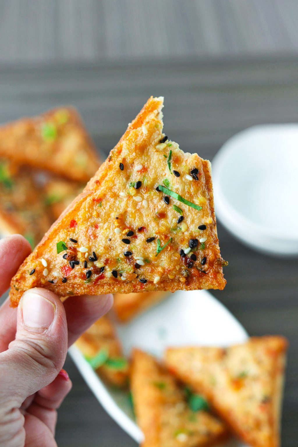 Spicy Prawn Toast (with Everything Bagel Seasoning!) - That Spicy Chick