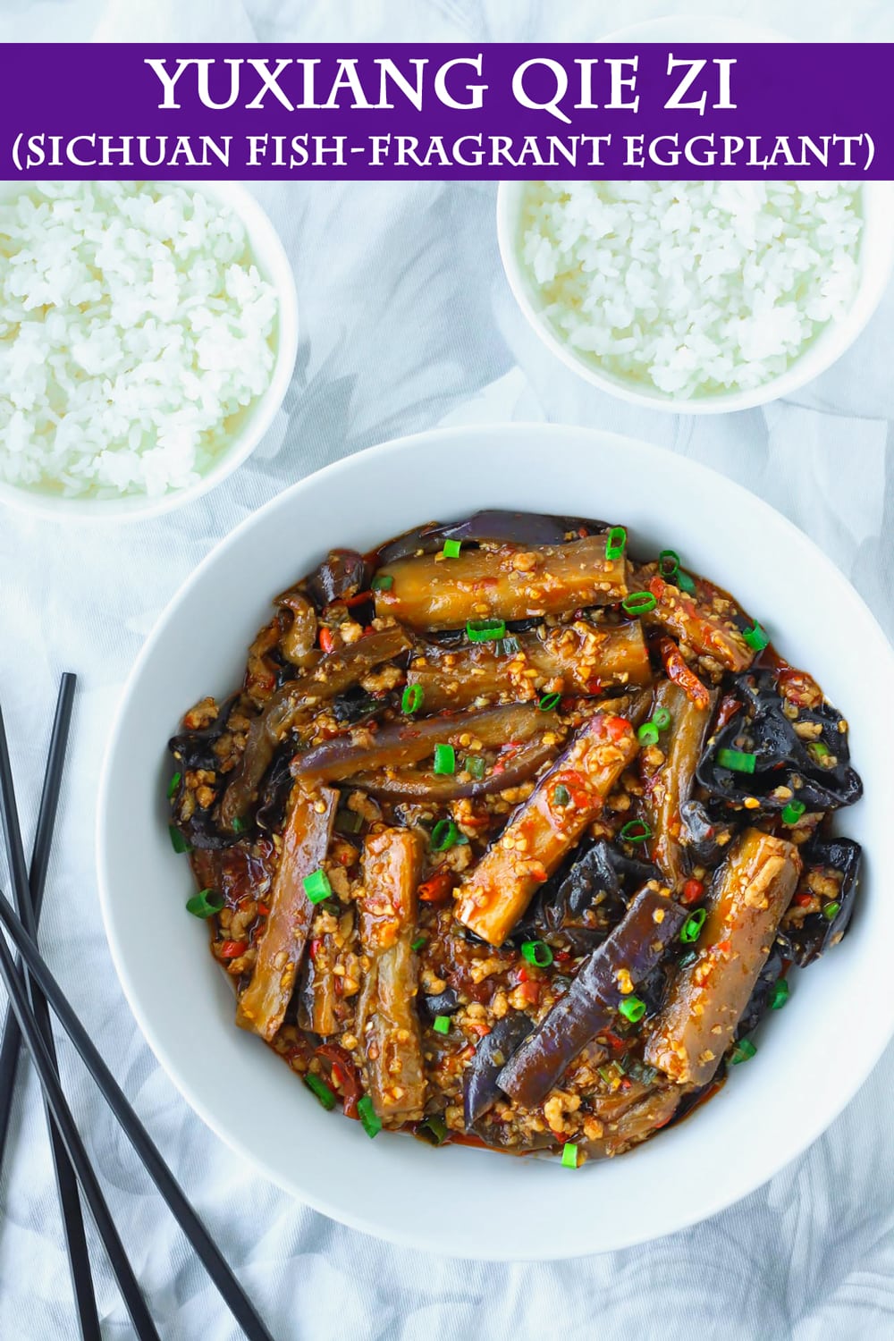 Yu Xiang Qie Zi (Fish-Fragrant Eggplant) - That Spicy Chick