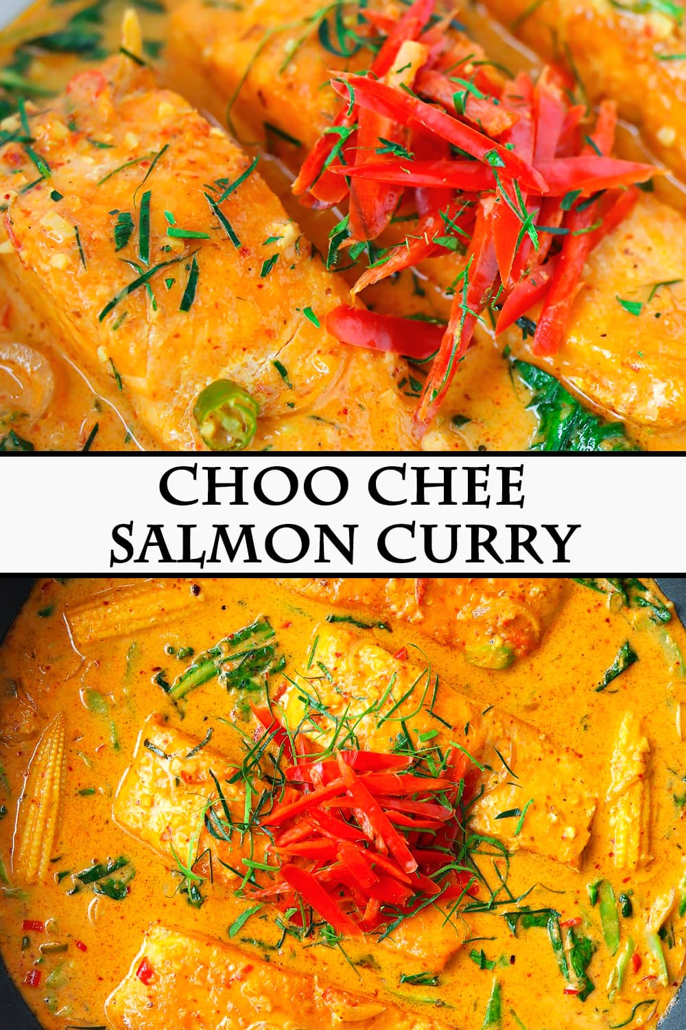 Choo Chee Salmon Curry (Easy 30 minute recipe!) - That Spicy Chick