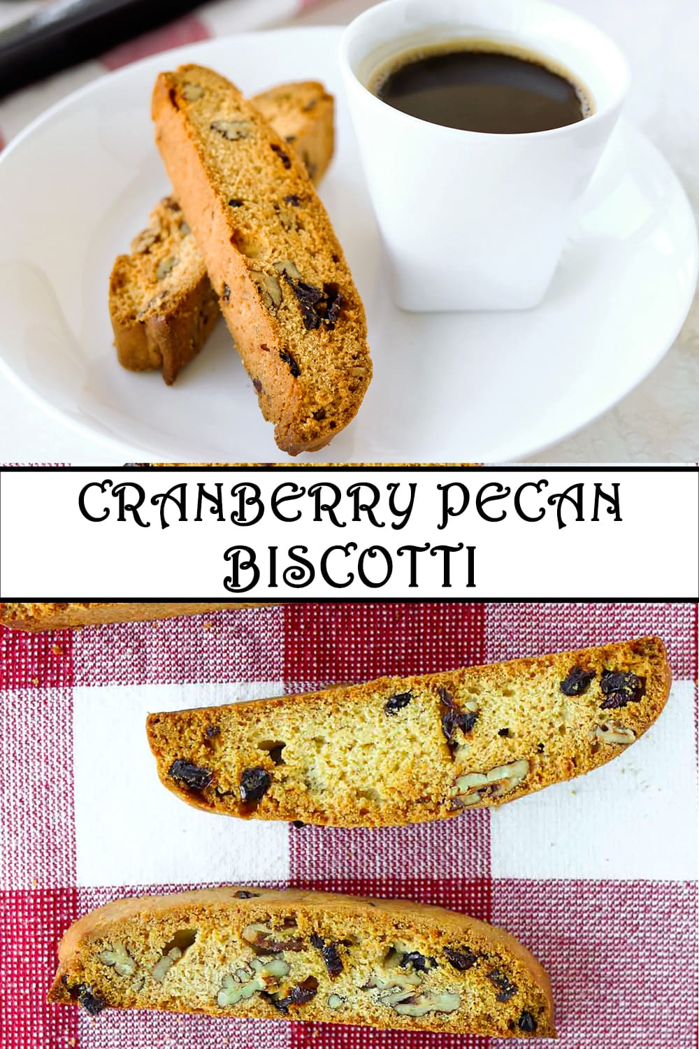 Cranberry Pecan Biscotti (Easy homemade biscotti!) - That Spicy Chick