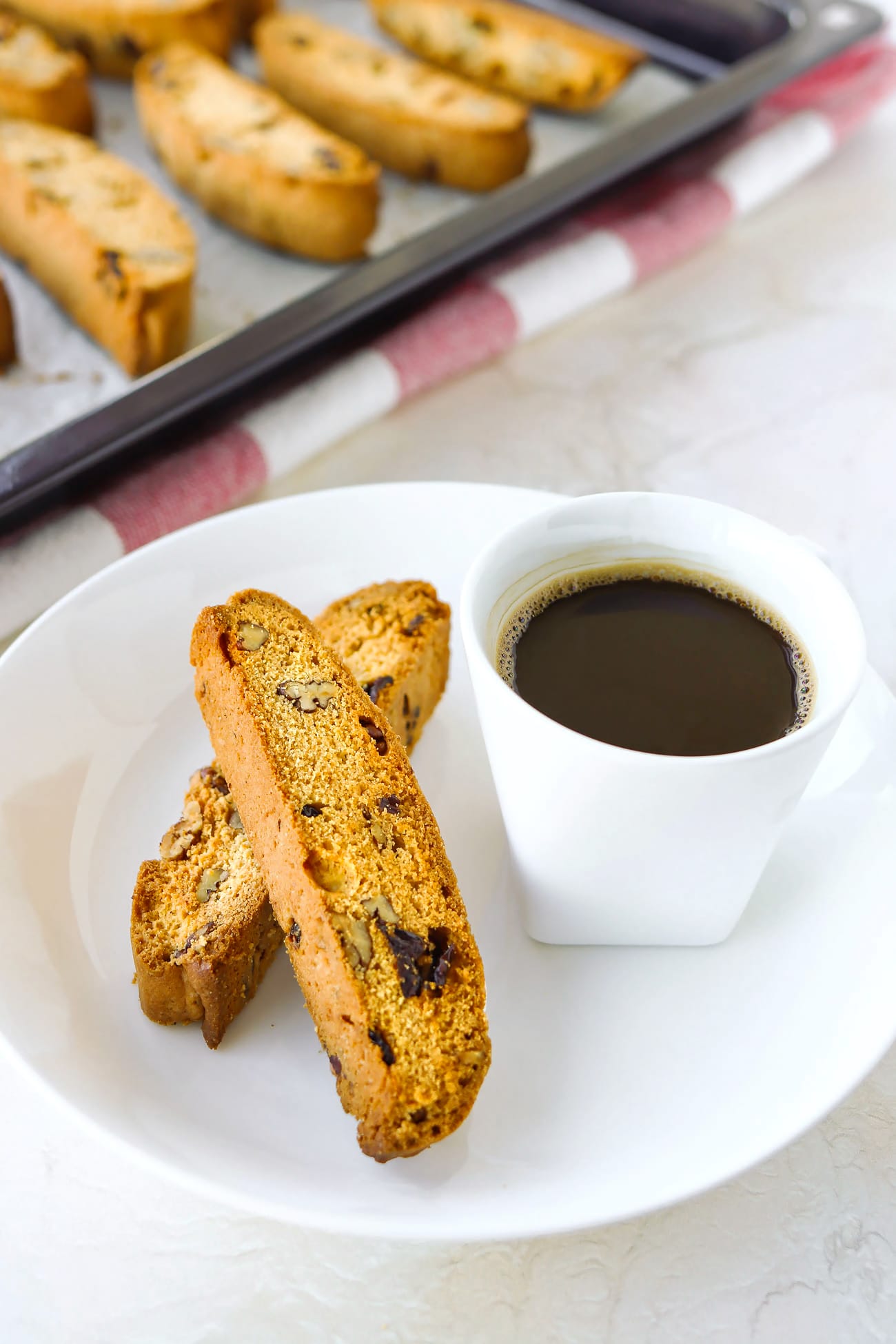 Cranberry Pecan Biscotti (Easy homemade biscotti!) - That Spicy Chick