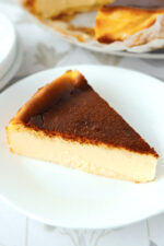 Lemon Basque Burnt Cheesecake - That Spicy Chick