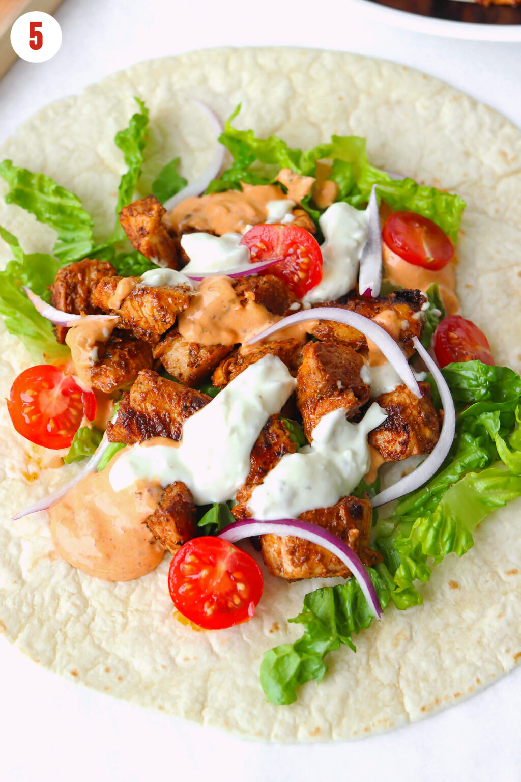 Chicken Shish Kebab Rolls (Easy Skillet Recipe!) - That Spicy Chick
