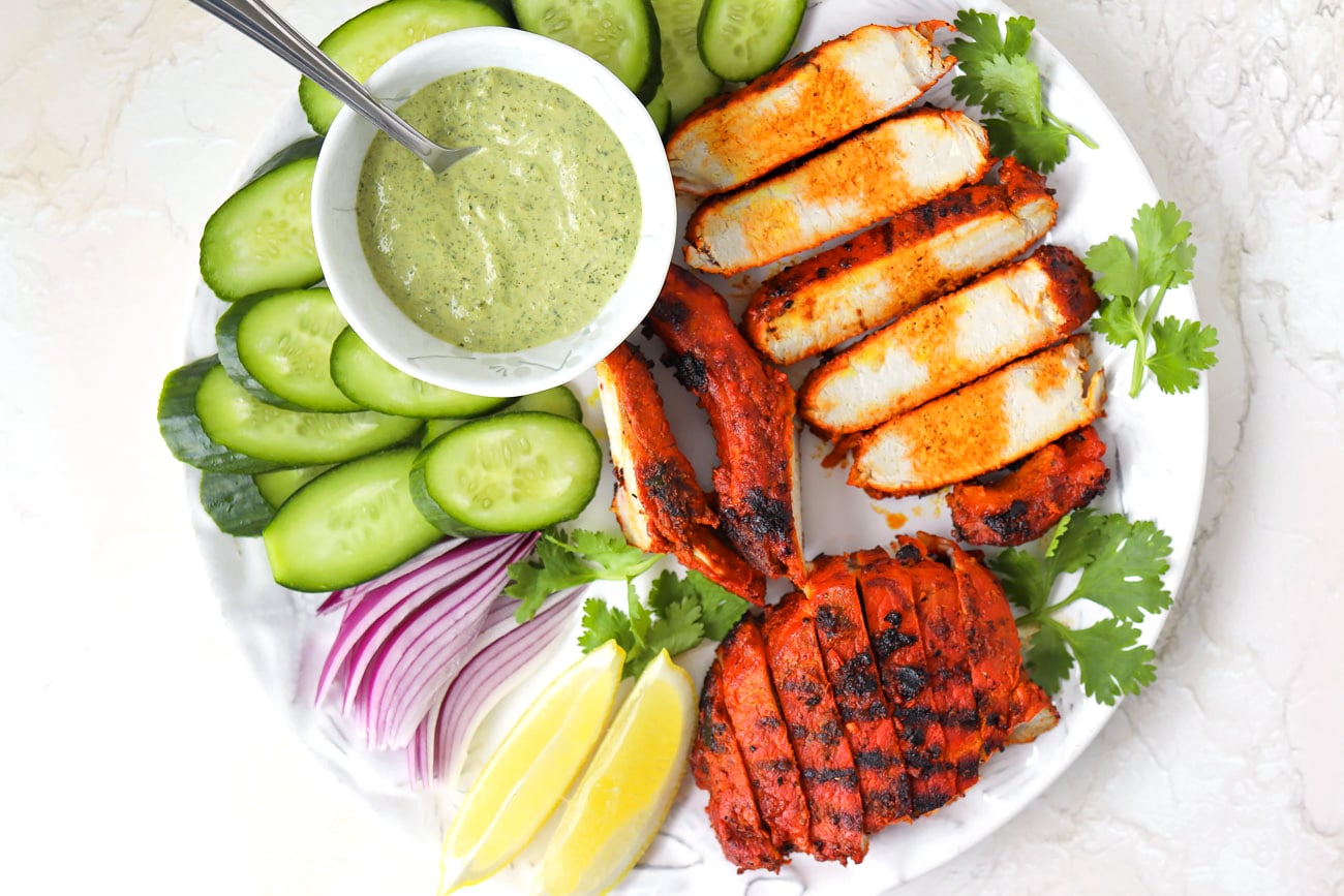 Grilled Indian Pork Cutlets (super juicy and tasty!) - That Spicy Chick