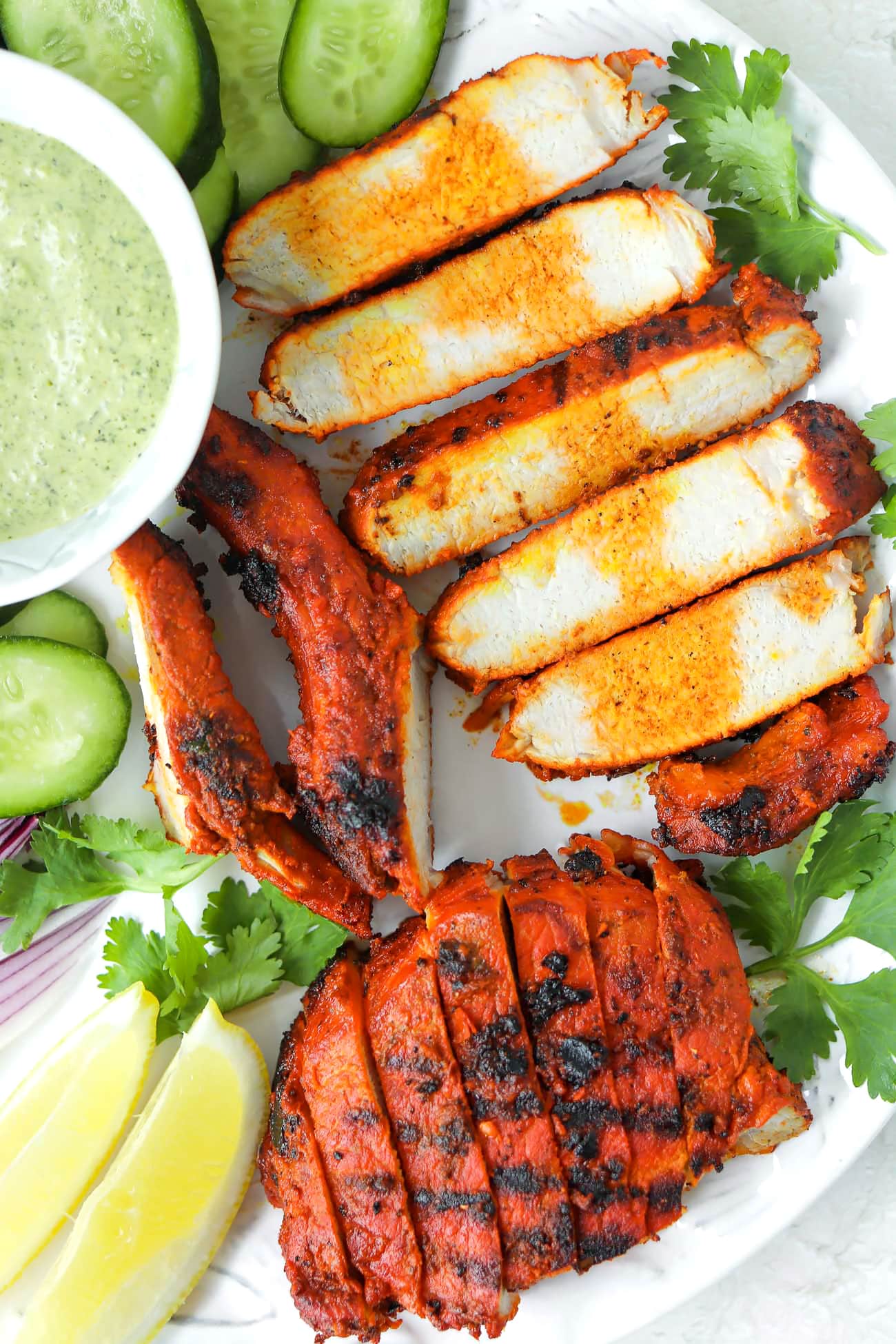 Grilled Indian Pork Cutlets (super juicy and tasty!) - That Spicy Chick