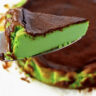 Pandan Basque Burnt Cheesecake - That Spicy Chick