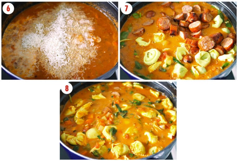 Creamy Rosé Tortellini Soup (Meal Prep Dream + Flexible!) - That Spicy ...