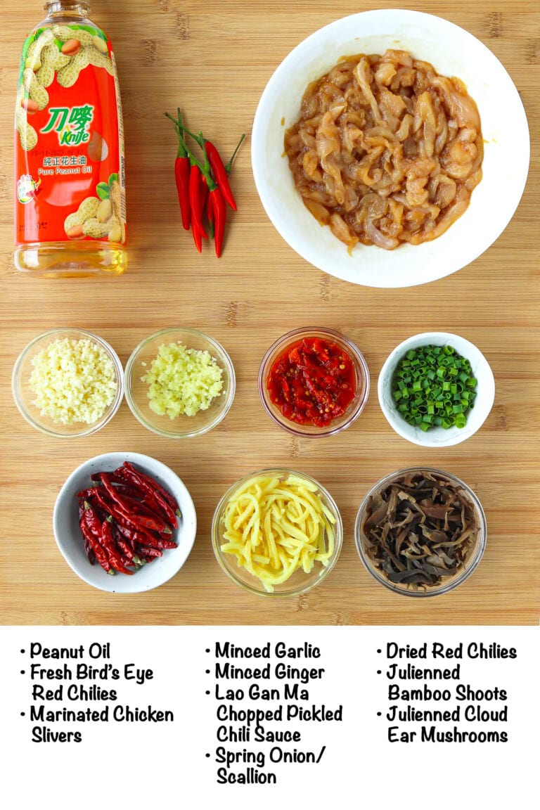 Yu Xiang Chicken (Sichuan Shredded Chicken with Hot Garlic Sauce - Yu ...