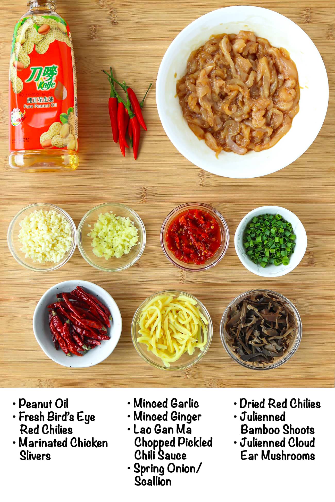 Yu Xiang Chicken (Sichuan Shredded Chicken with Hot Garlic Sauce - Yu ...