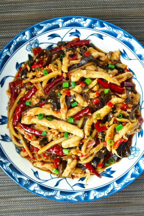 Yu Xiang Chicken (Sichuan Shredded Chicken with Hot Garlic Sauce - Yu ...