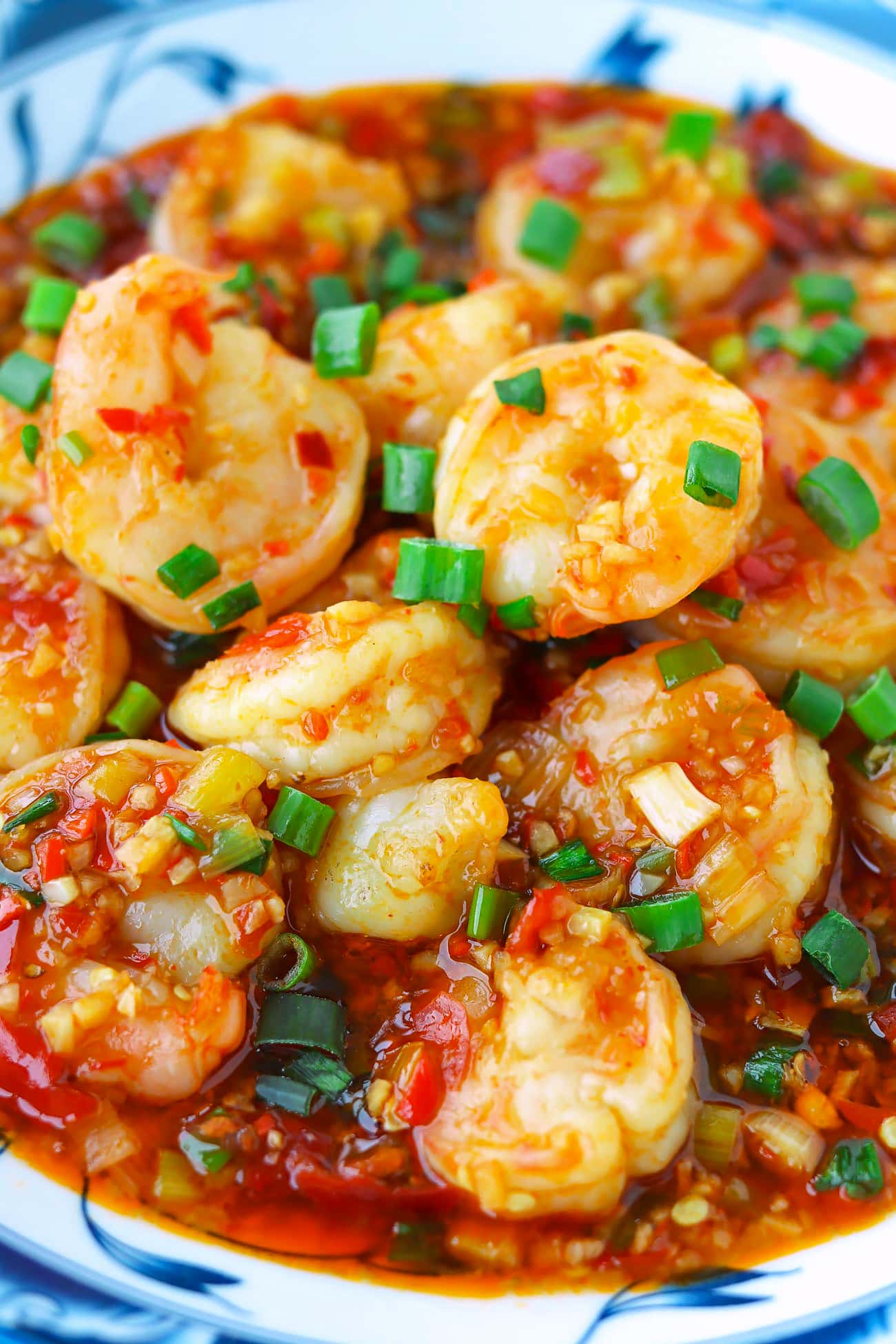 Sichuan Dry-Braised Shrimp (Gan Shao Xia) - That Spicy Chick