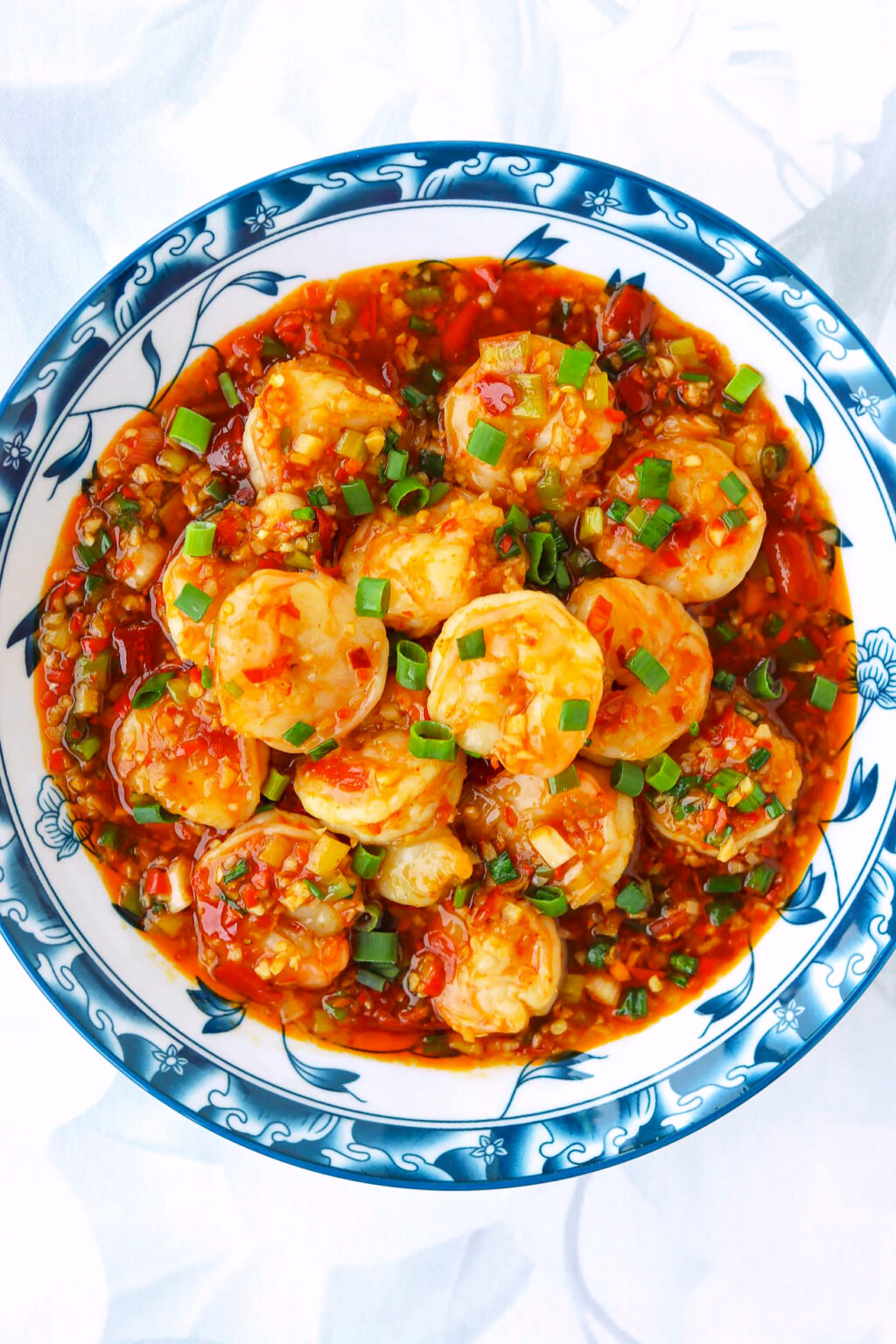 Sichuan Dry-Braised Shrimp (Gan Shao Xia) - That Spicy Chick