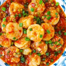 Sichuan Dry-Braised Shrimp (Gan Shao Xia) - That Spicy Chick
