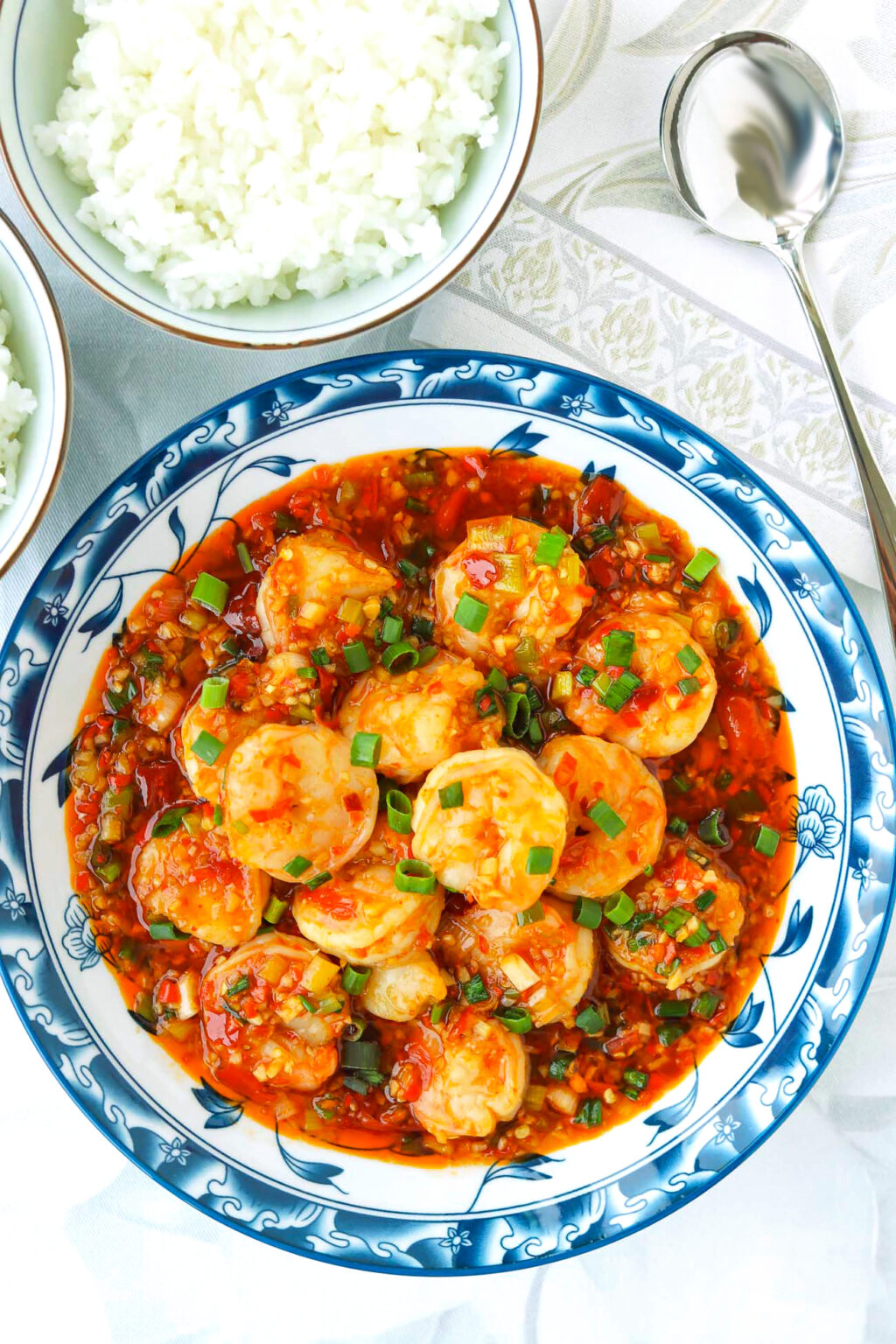 Sichuan Dry-Braised Shrimp (Gan Shao Xia) - That Spicy Chick