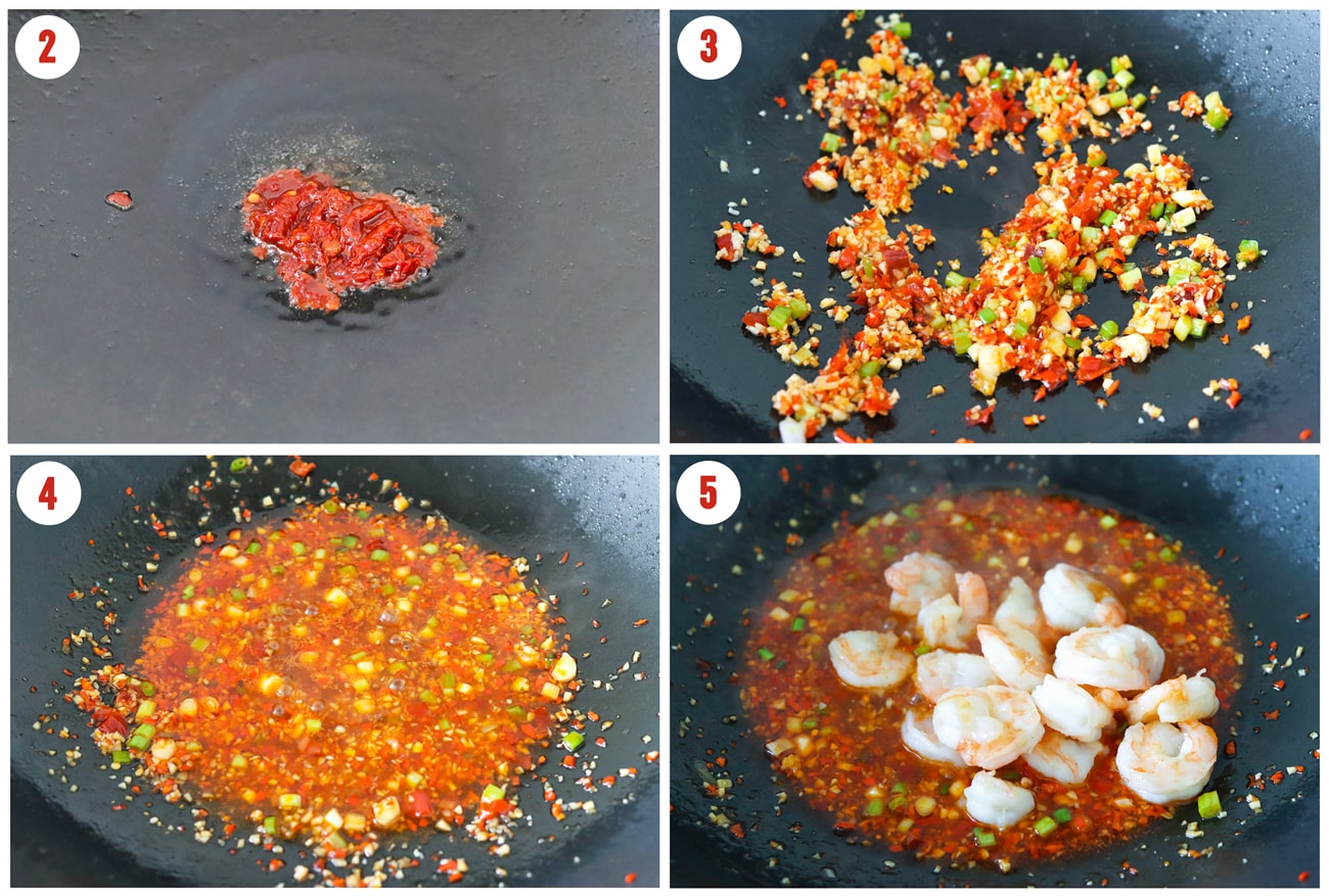 Sichuan Dry-Braised Shrimp (Gan Shao Xia) - That Spicy Chick