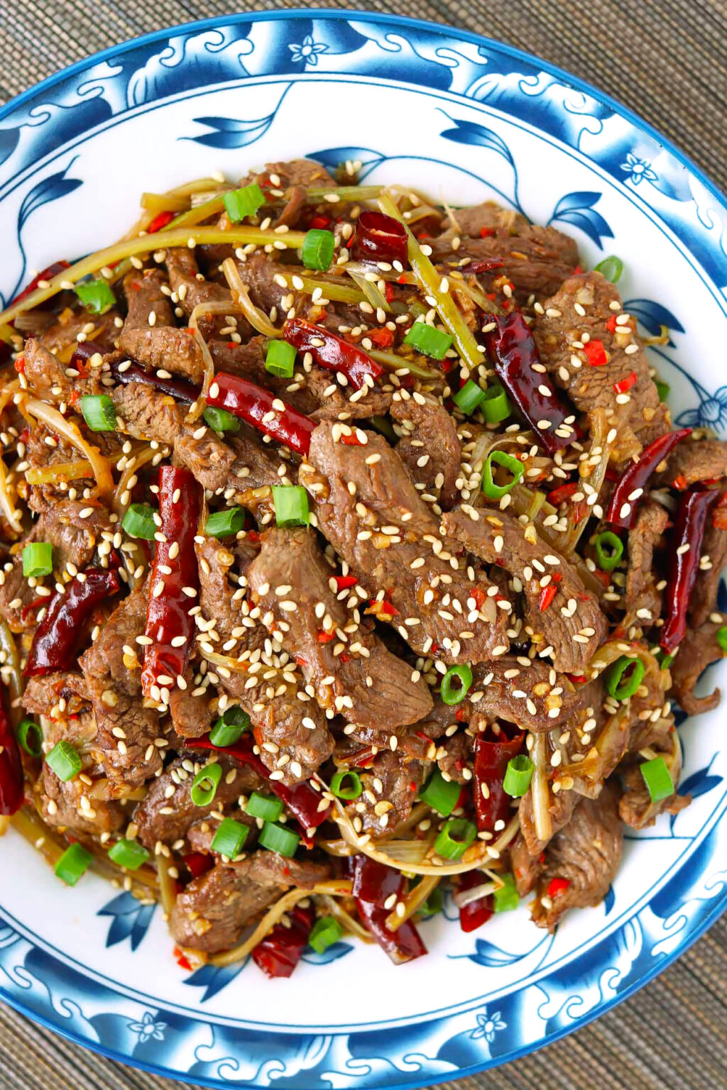 Mongolian Lamb Stir-fry - That Spicy Chick