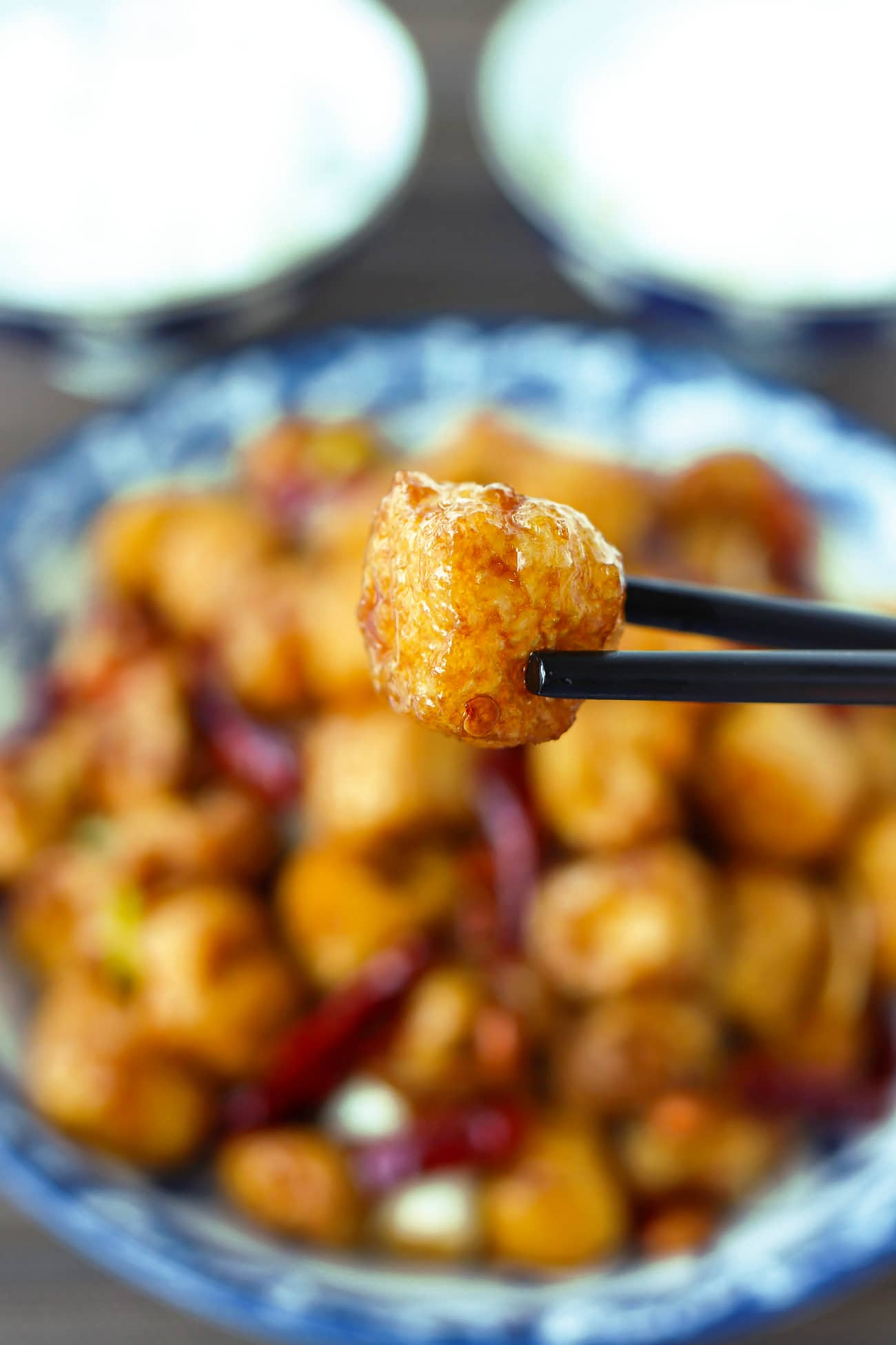 Kung Pao Tofu Puffs - That Spicy Chick
