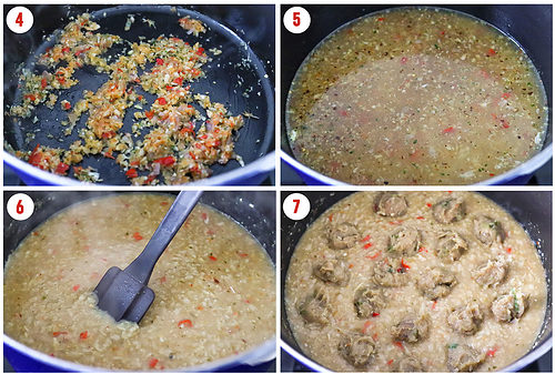 Thai Congee with Chicken Meatballs - That Spicy Chick