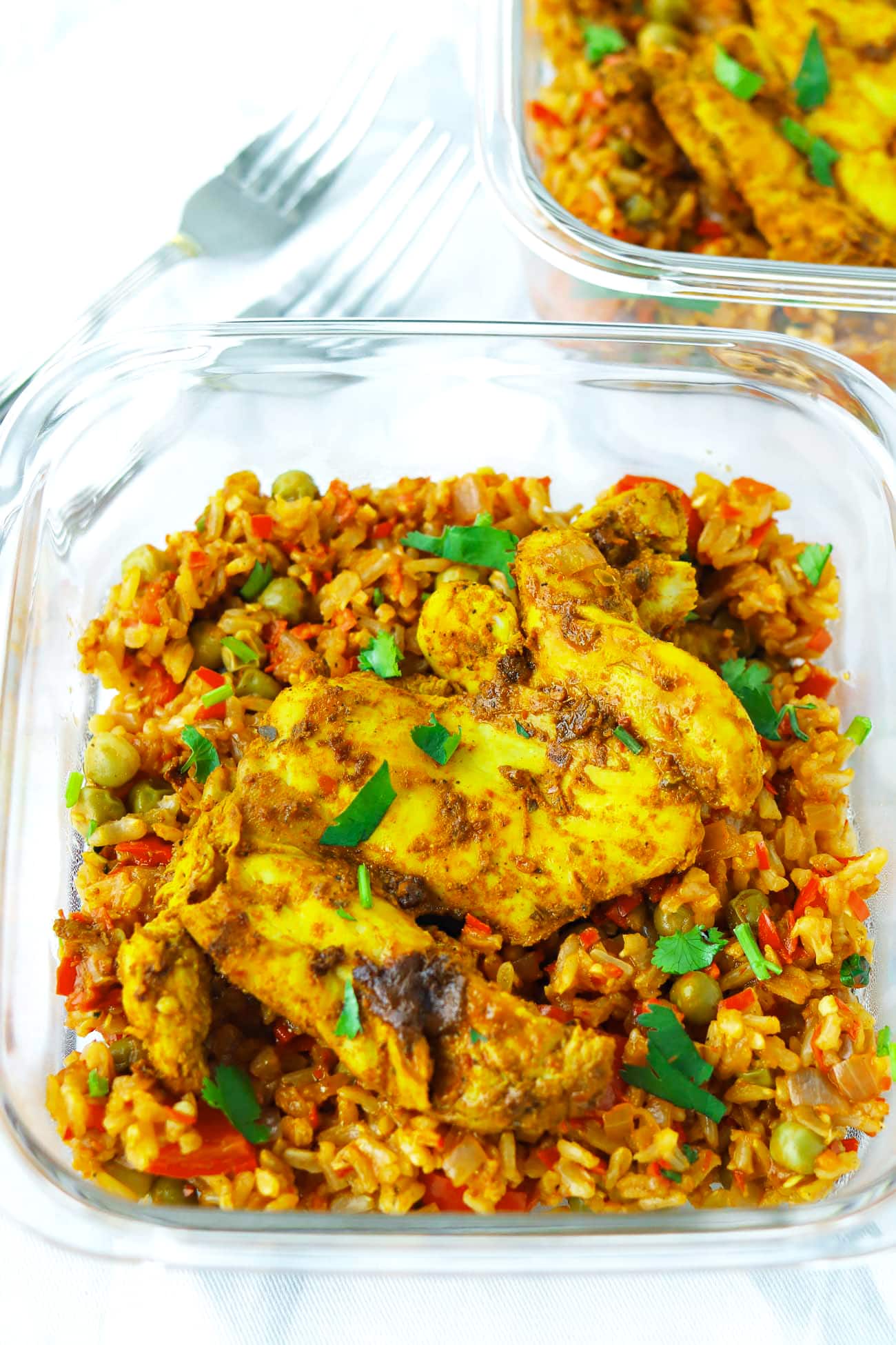 Peri Peri Chicken and Rice (Nando's Peri Peri Sauce!) - That Spicy Chick