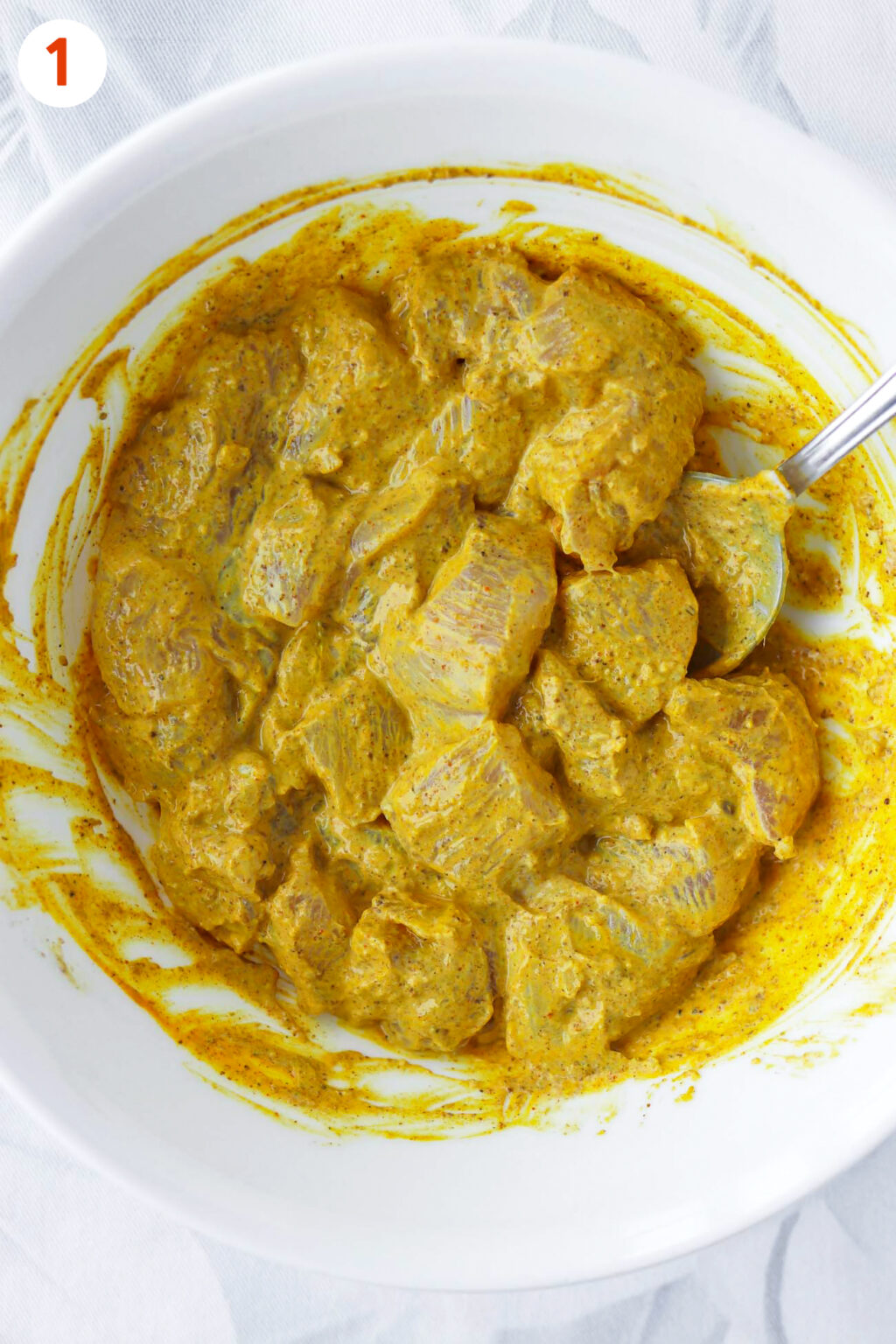 Chicken Tikka Fried Rice - That Spicy Chick