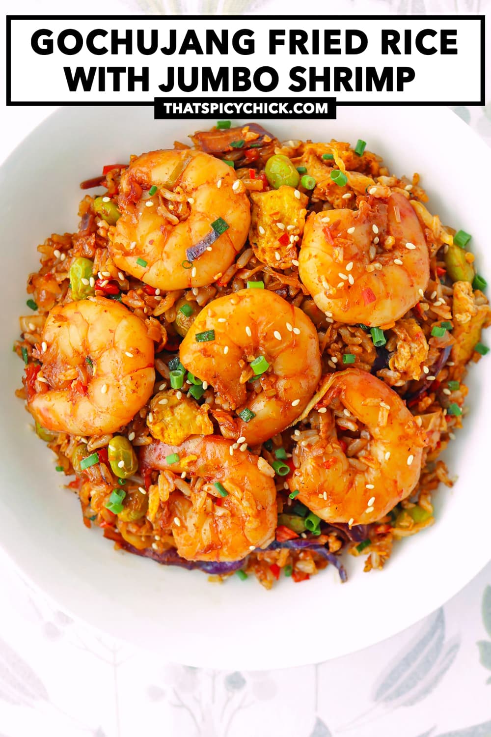 Gochujang Fried Rice - That Spicy Chick