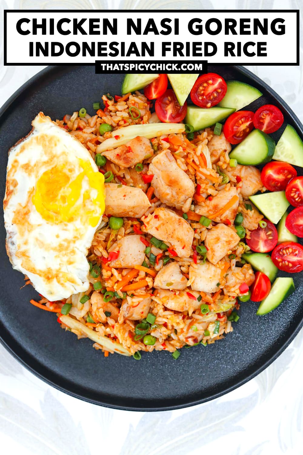 Chicken Nasi Goreng Recipe - That Spicy Chick