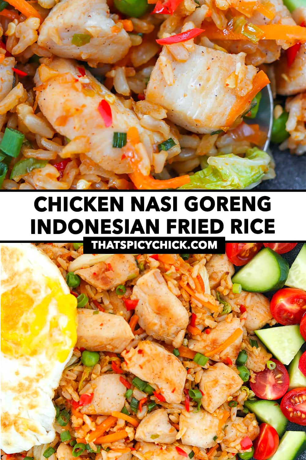 Chicken Nasi Goreng Recipe - That Spicy Chick