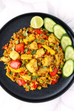 Thai Yellow Curry Fried Rice - That Spicy Chick