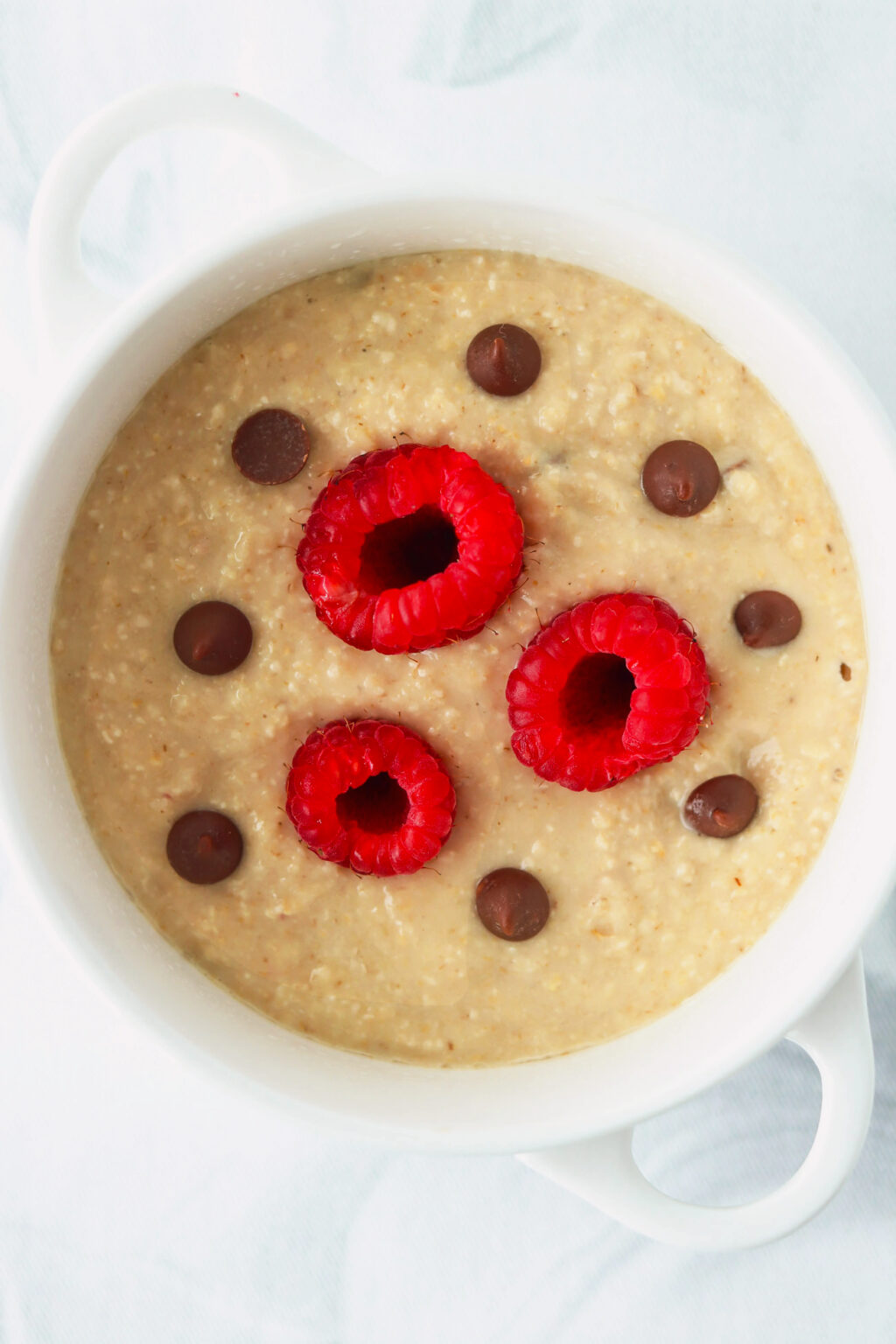 Raspberry Chocolate Chip Baked Oats - That Spicy Chick