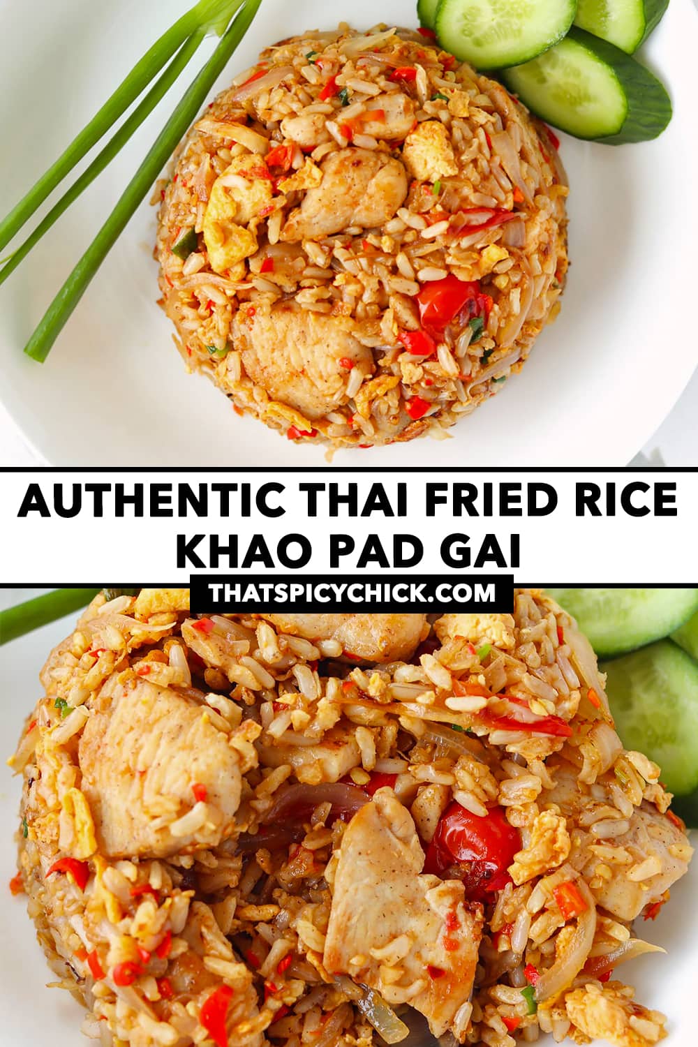 Thai Fried Rice (Khao Pad) - That Spicy Chick