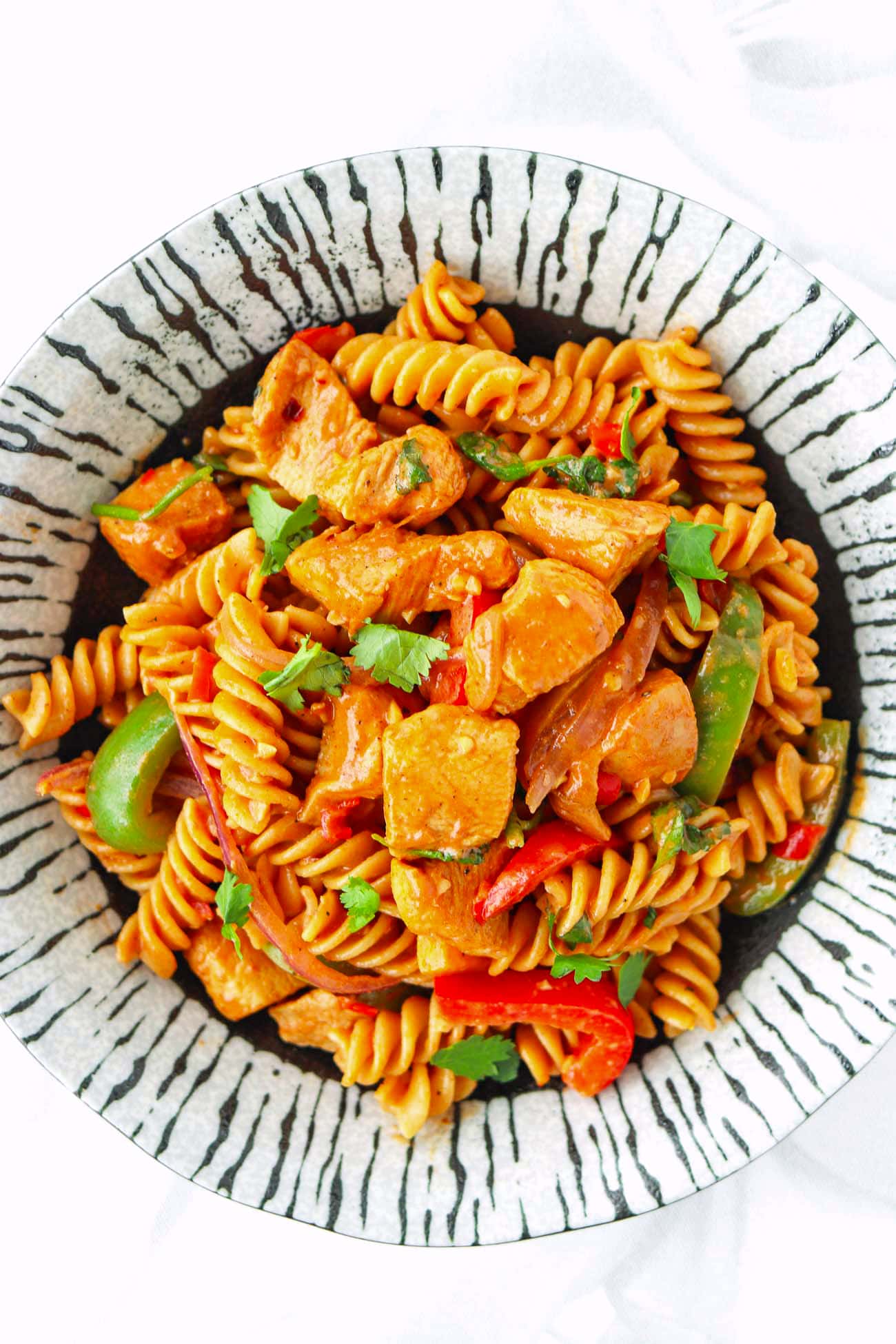 Fiery Chili Pesto Pasta with Chicken - That Spicy Chick