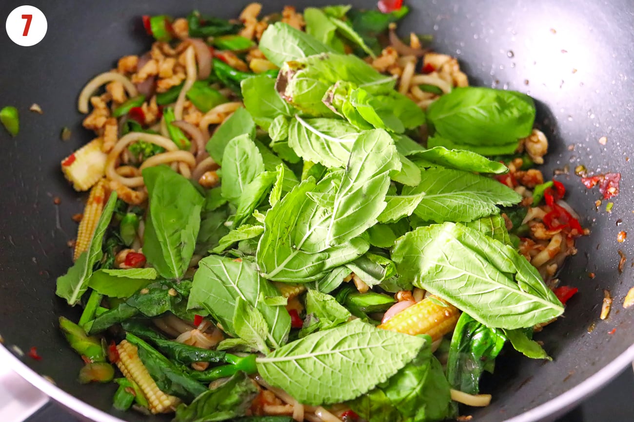 Drunken Udon Noodles (Thai Pad Kee Mao Udon) - That Spicy Chick