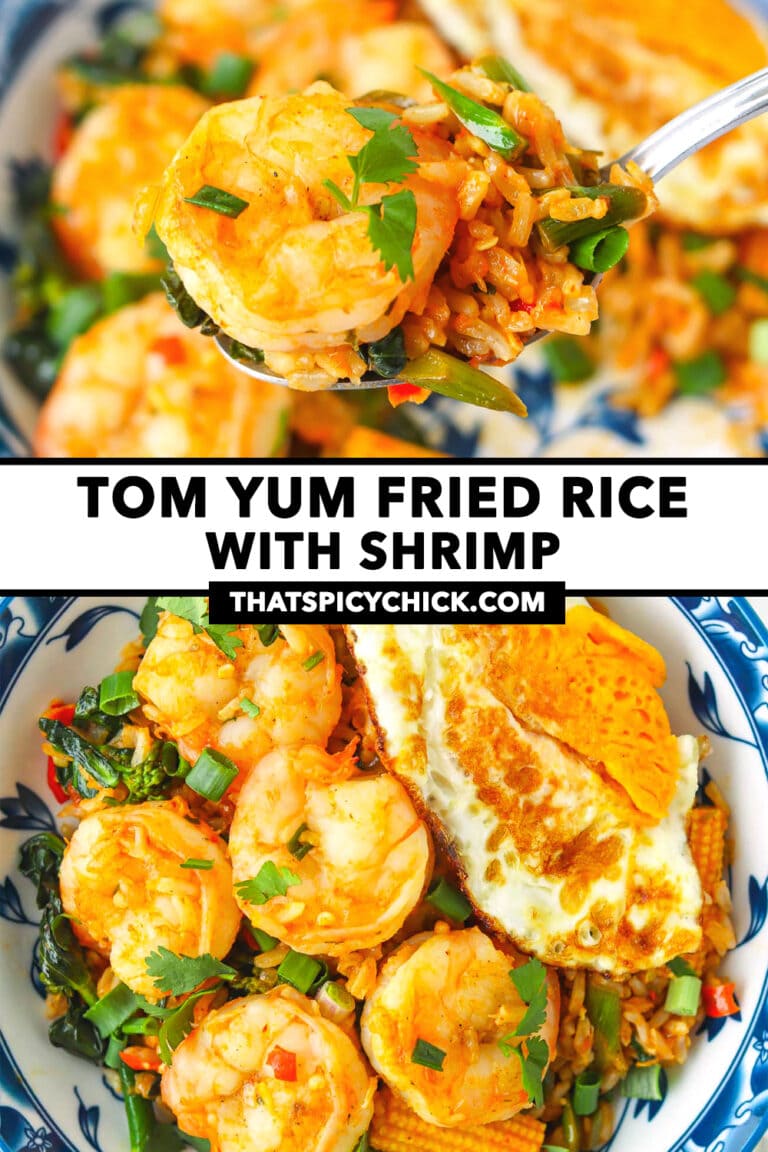 Tom Yum Fried Rice - That Spicy Chick